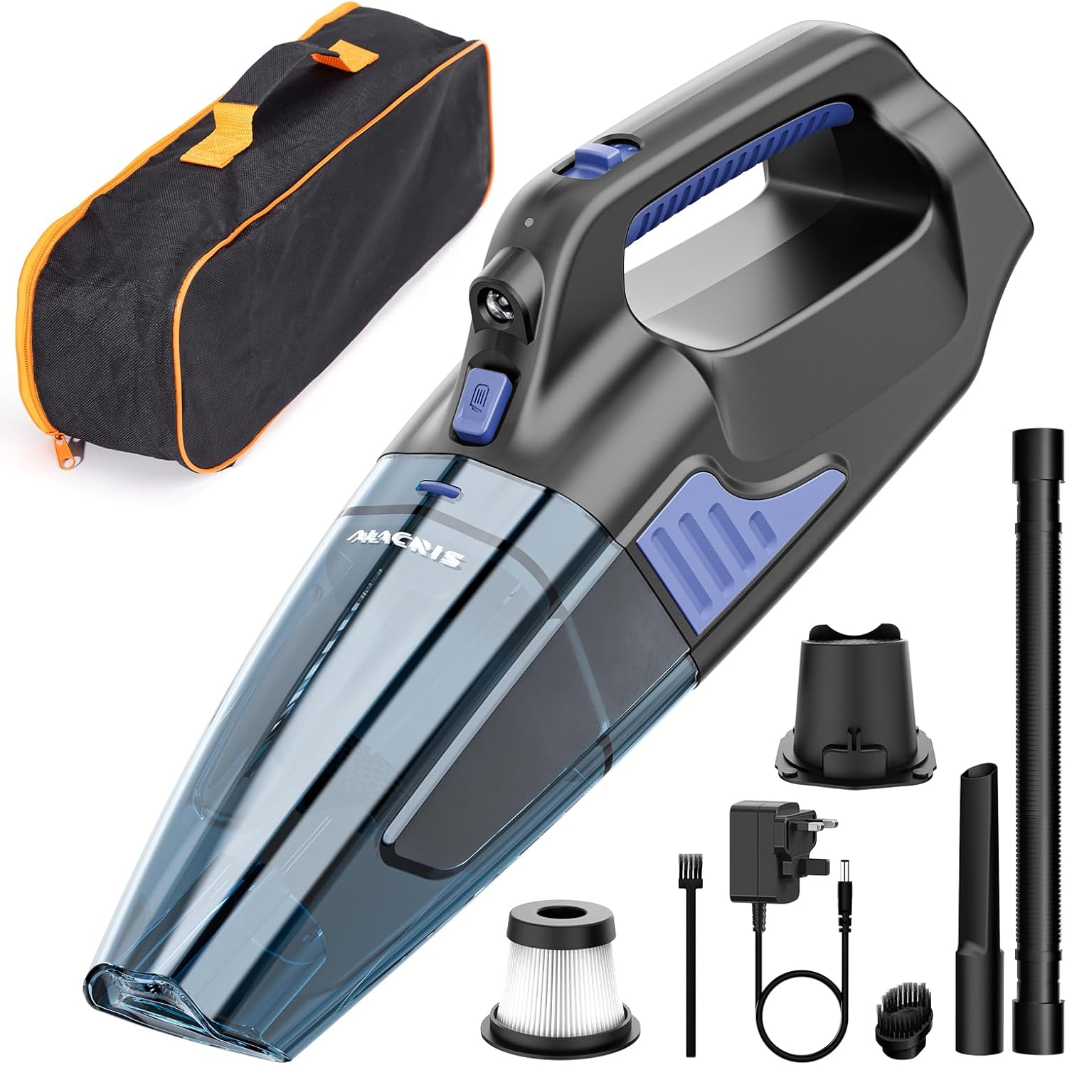 ALACRIS Handheld Vacuum with 16000PA/8500PA Strong Suction and Up to ...