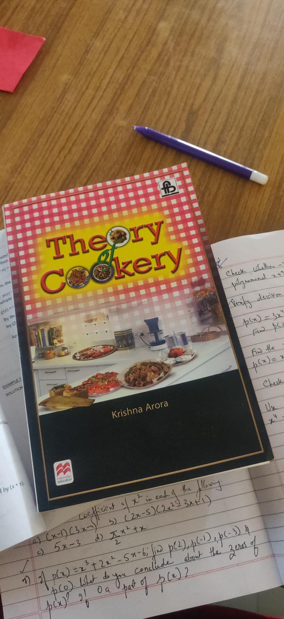 Buy Generic Theory Cookery Cooking Book(English) Book Online at Low ...