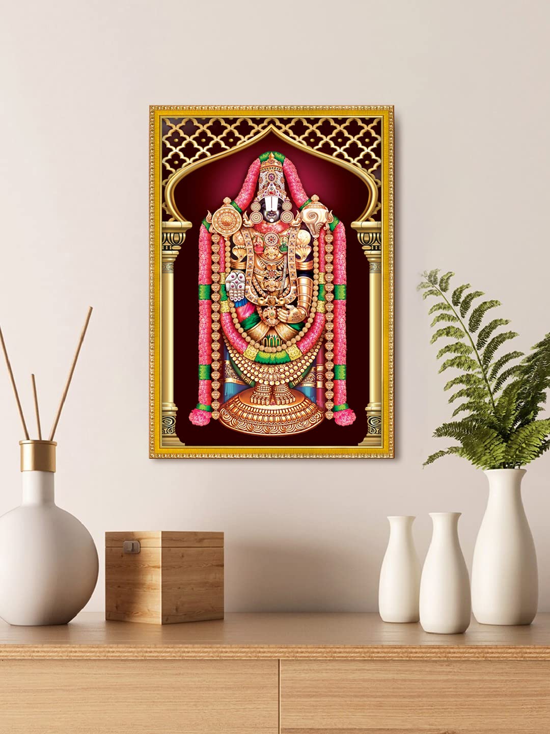 Tirupati Balaji Photo Frame Big Size at Joel Norris blog