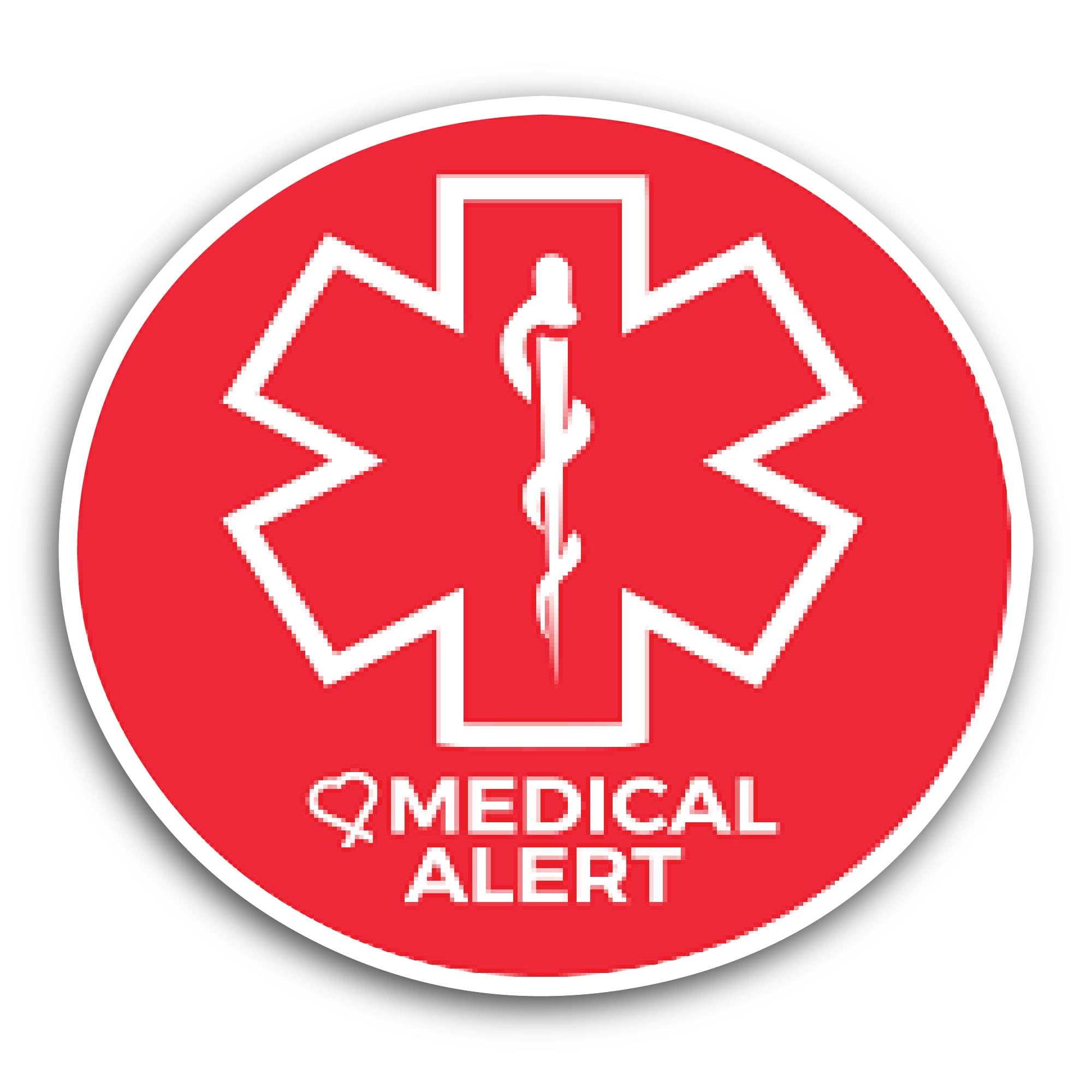 Medical Alert Symbol Stickers Amazon.com: Medical Alert Symbol Sticker