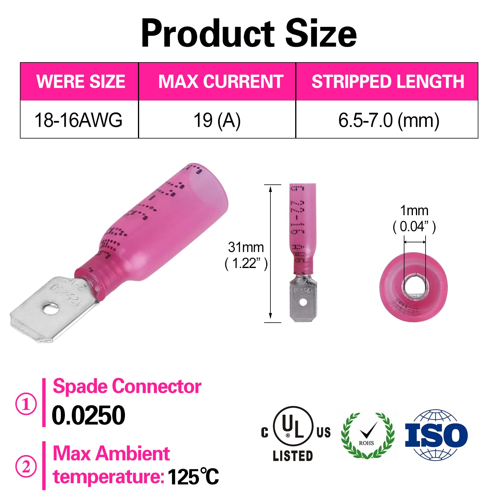 Snapklik.com : 100 PCS 22-16 AWG Waterproof Heat Shrink Quick ...