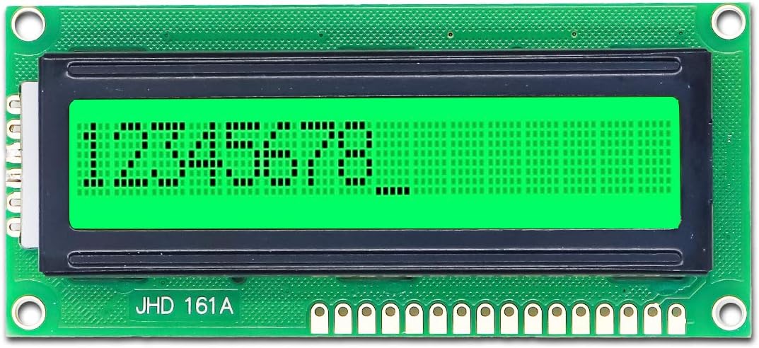 (JHD161A)16x1 Character LCD Display Parallel 8-bit interface DC 5V for all devlopment board ...