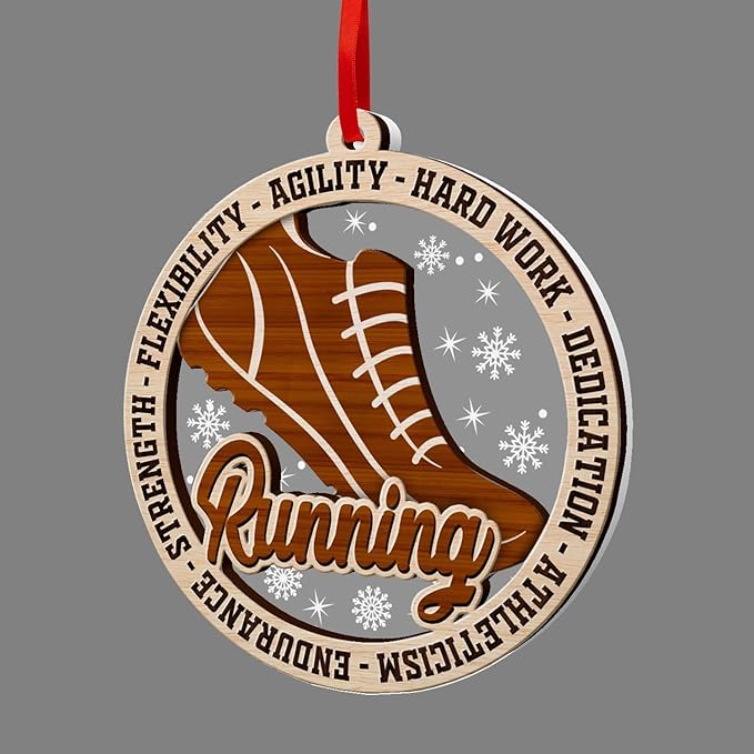 Amazon.com: GOSBLUE Running Shoes Ornaments for Christmas Tree, Running ...