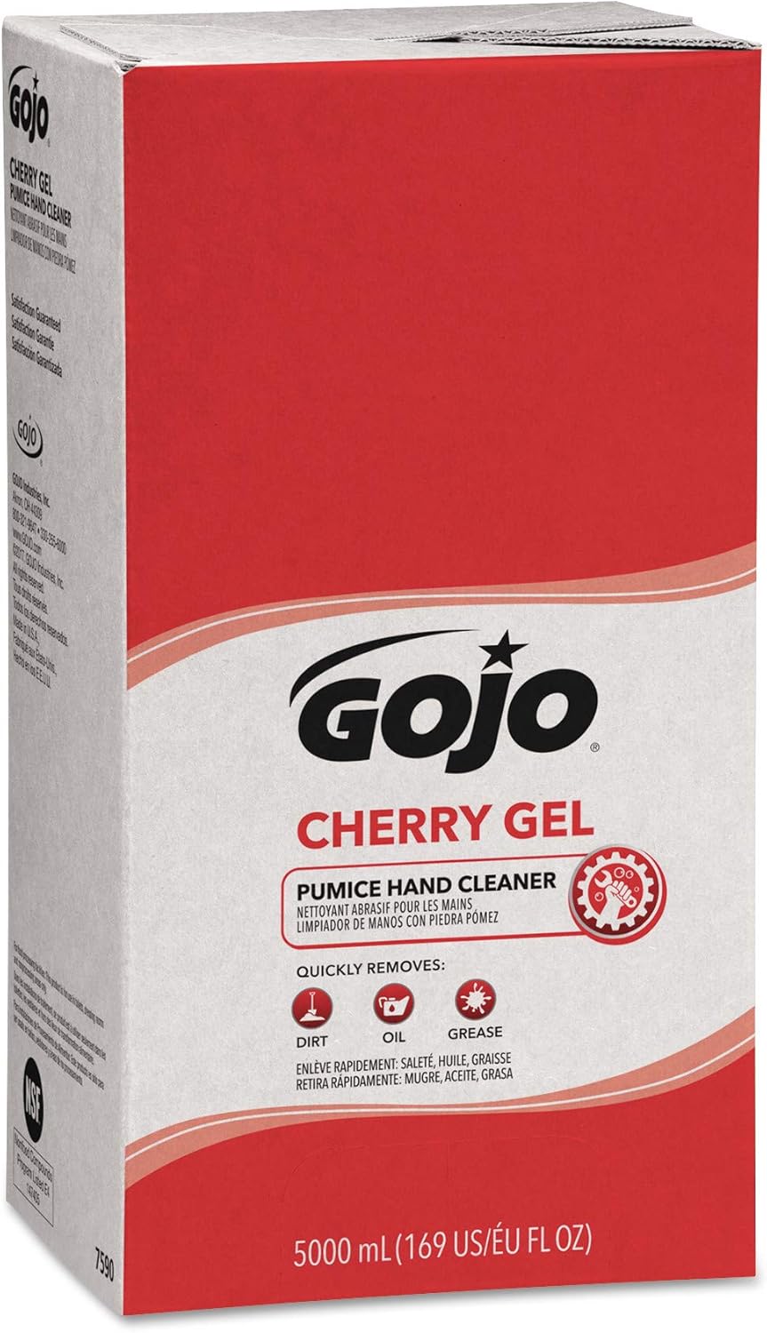 Amazon.com: Cherry Gel Pumice Hand Cleaner, 5000 ml Refill : Industrial ...
