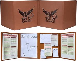 Amazon.com: DND DM Screen 5e Dungeon Master Screen Deluxe Leather 4 ...