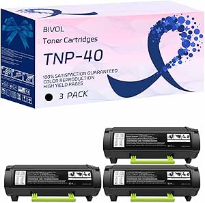 Amazon.com: BIVOL TNP-40 Toner Cartridges Compatible for Konica Minolta ...