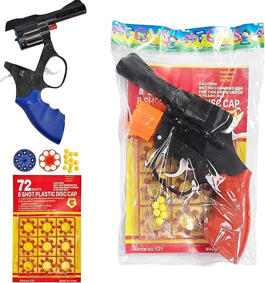 SGM 2023 cowboy cap plastic 8 shot ring 72 caps Bullet Fireworks gun ...