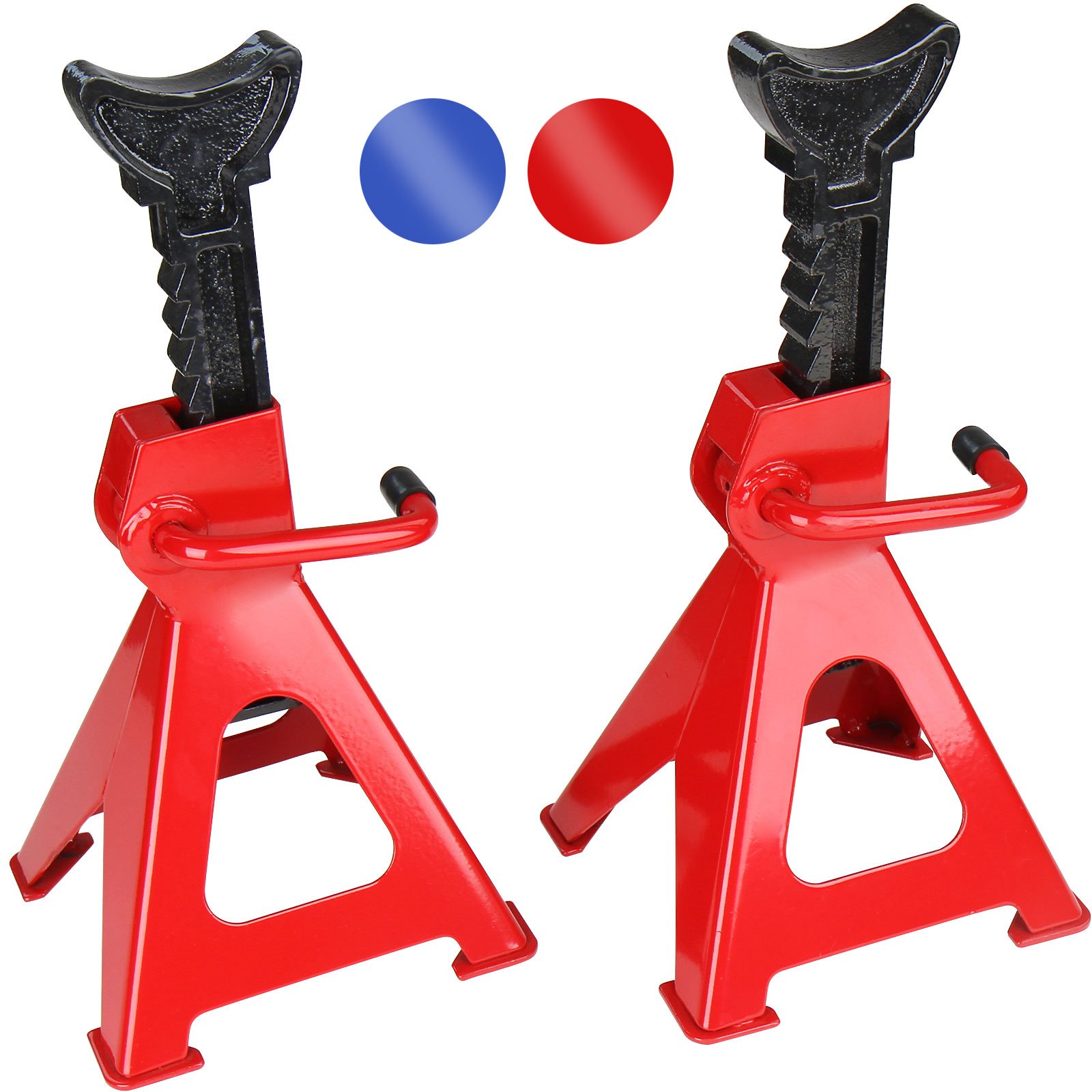 Buy Timbertech Jack Stand 6 Ton Workshop Ratchet Axle Stands Foldable ...