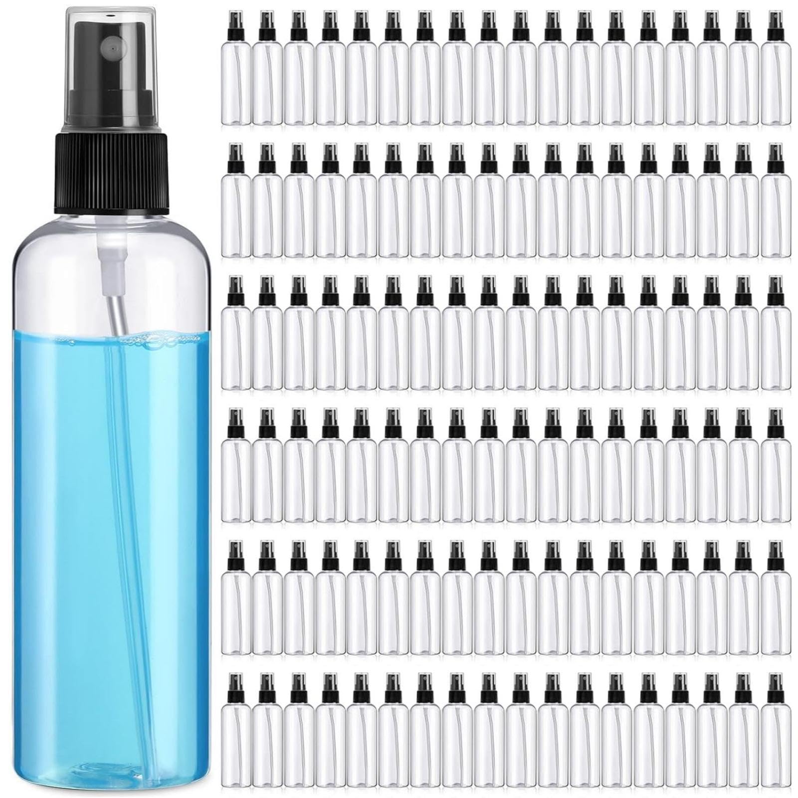 Amazon.com: Kigley 100 Pcs Small Spray Bottle Bulk 4 oz Plastic Empty ...