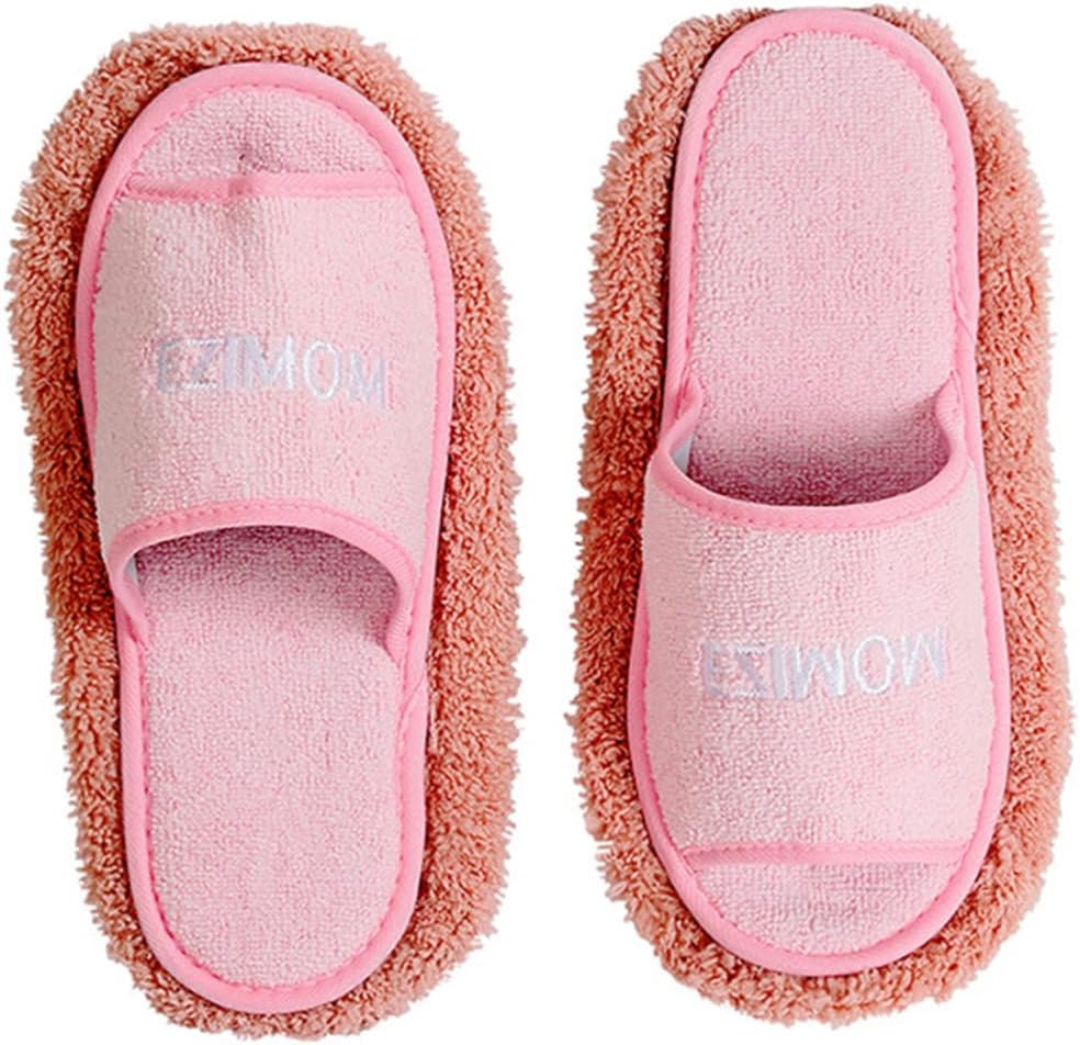 Amazon.com: Zerodeko Dust Mop 1 Pair Mop Slippers Cotton Plush Duster ...