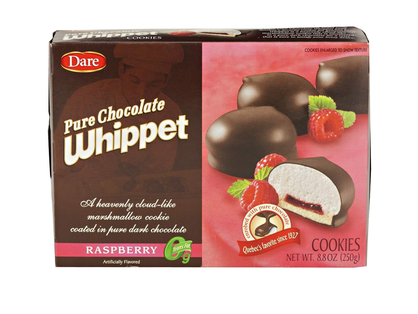 Amazon.com: Dare Whippet Raspberry Cookies, Raspberry, Chocolate ...