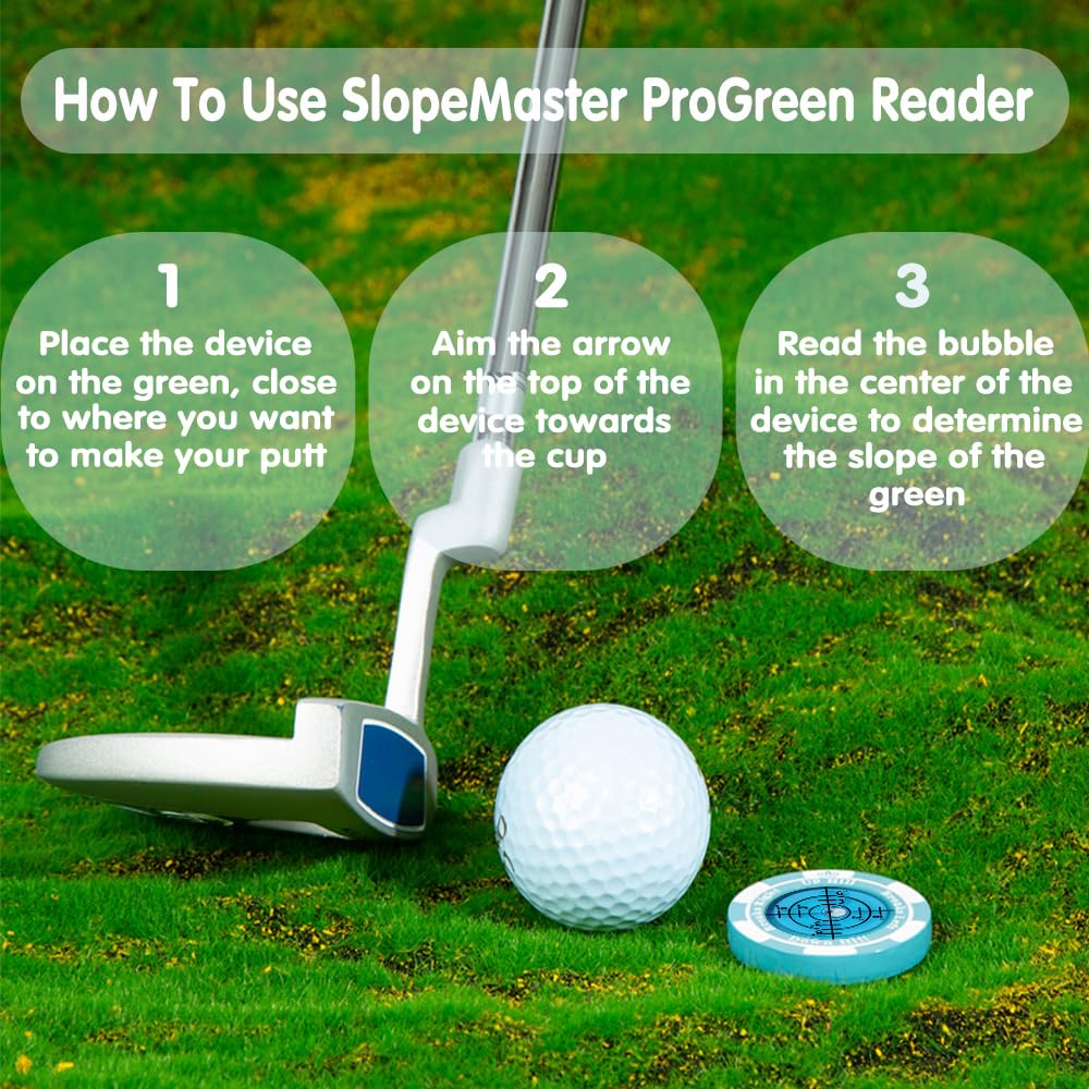 Snapklik.com : Prodigora SlopeMaster ProGreen Reader - Golf Ball Marker