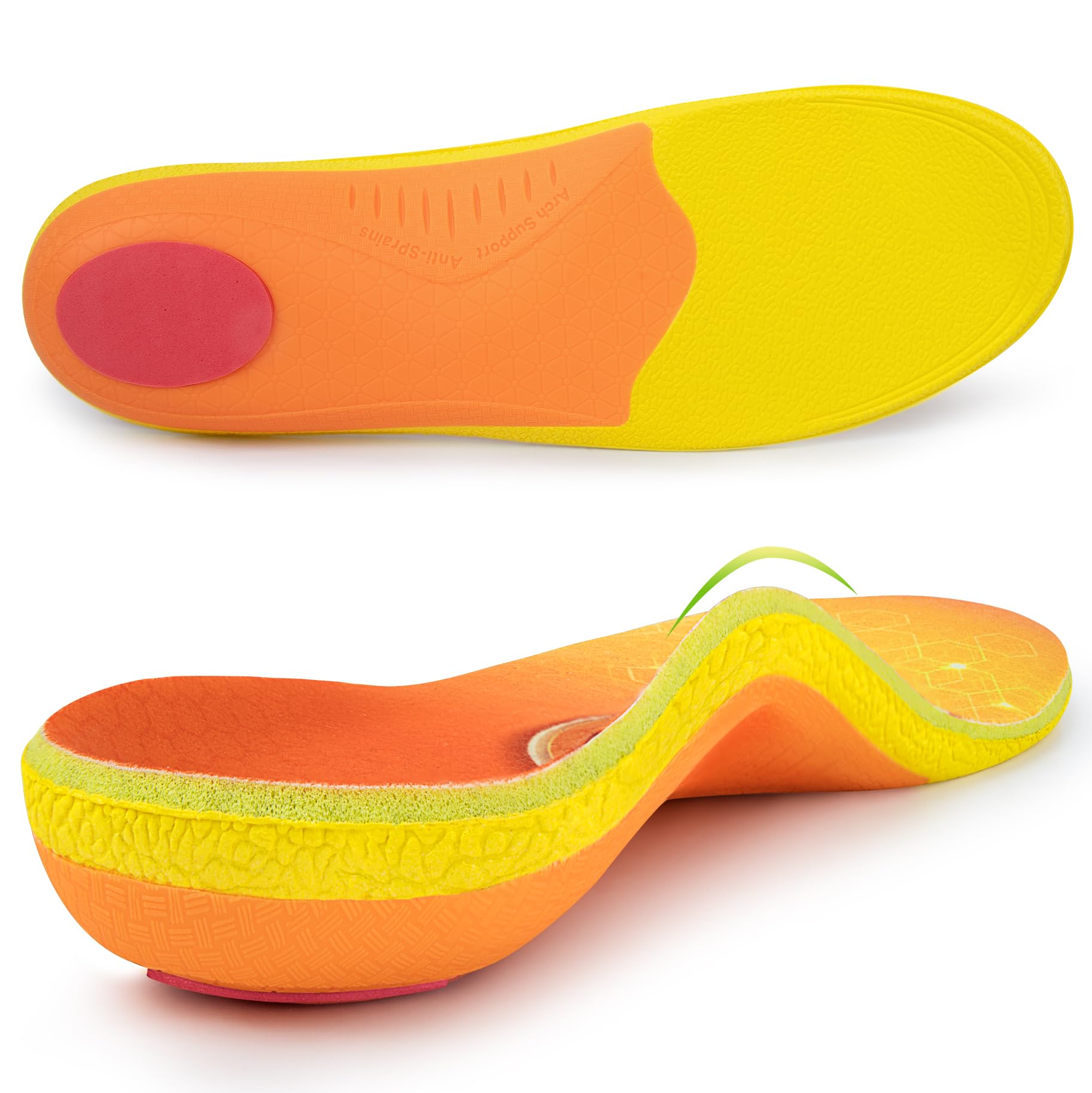 Snapklik.com : Plantar Fasciitis Insoles, 240+ Lbs Arch Support Inserts ...