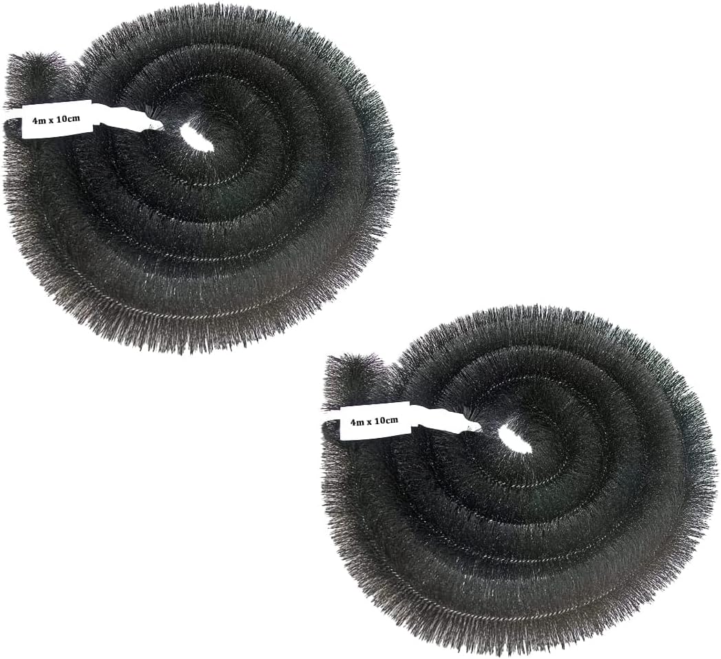 Fine Garden Gutter Brush 8 Meter x 100mm, DIY Gutter Cleaning Tools ...