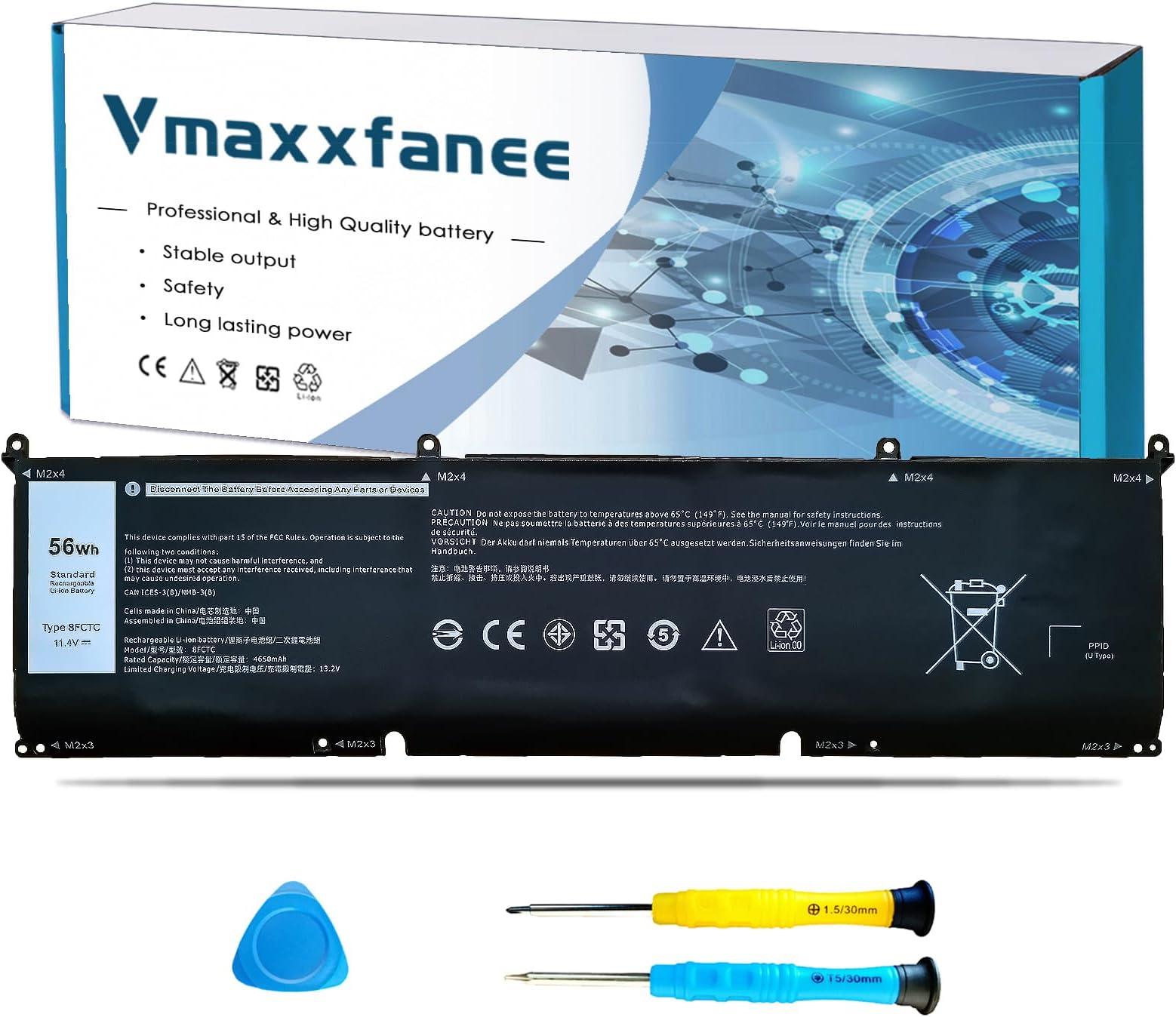 Amazon.com: IZKROR 69KF2 86Wh Battery Replacement for Dell Alienware ...