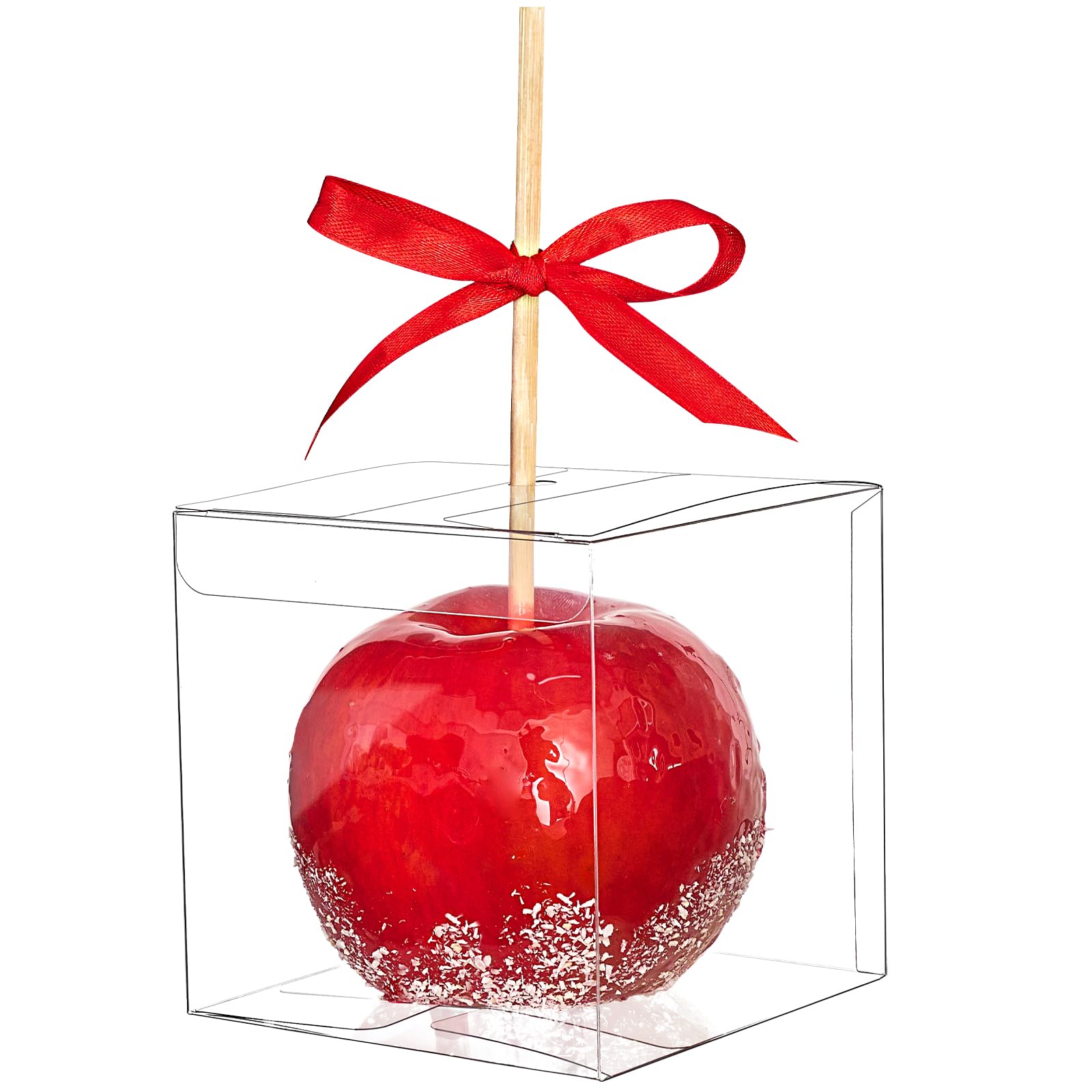 Amazon.com: Mauproy 4x4x4 Inches Candy Apple Boxes with Hole, 30 Pack ...