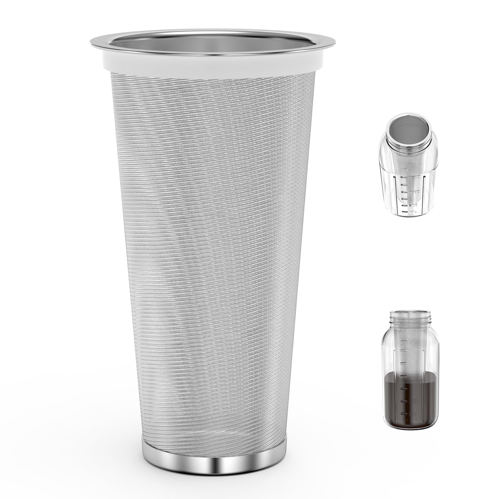 Amazon.com: OneDream Cold Brew Coffee Filter for 32oz Glass Wide Mouth ...