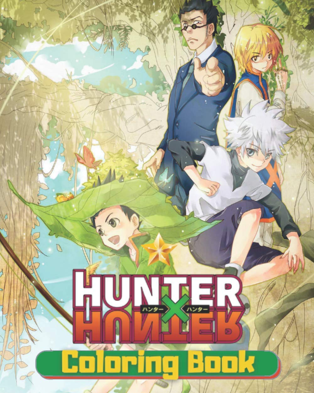 Buy Hunter X Hunter: 55+ High Quality Coloring Pages for Kids and ...