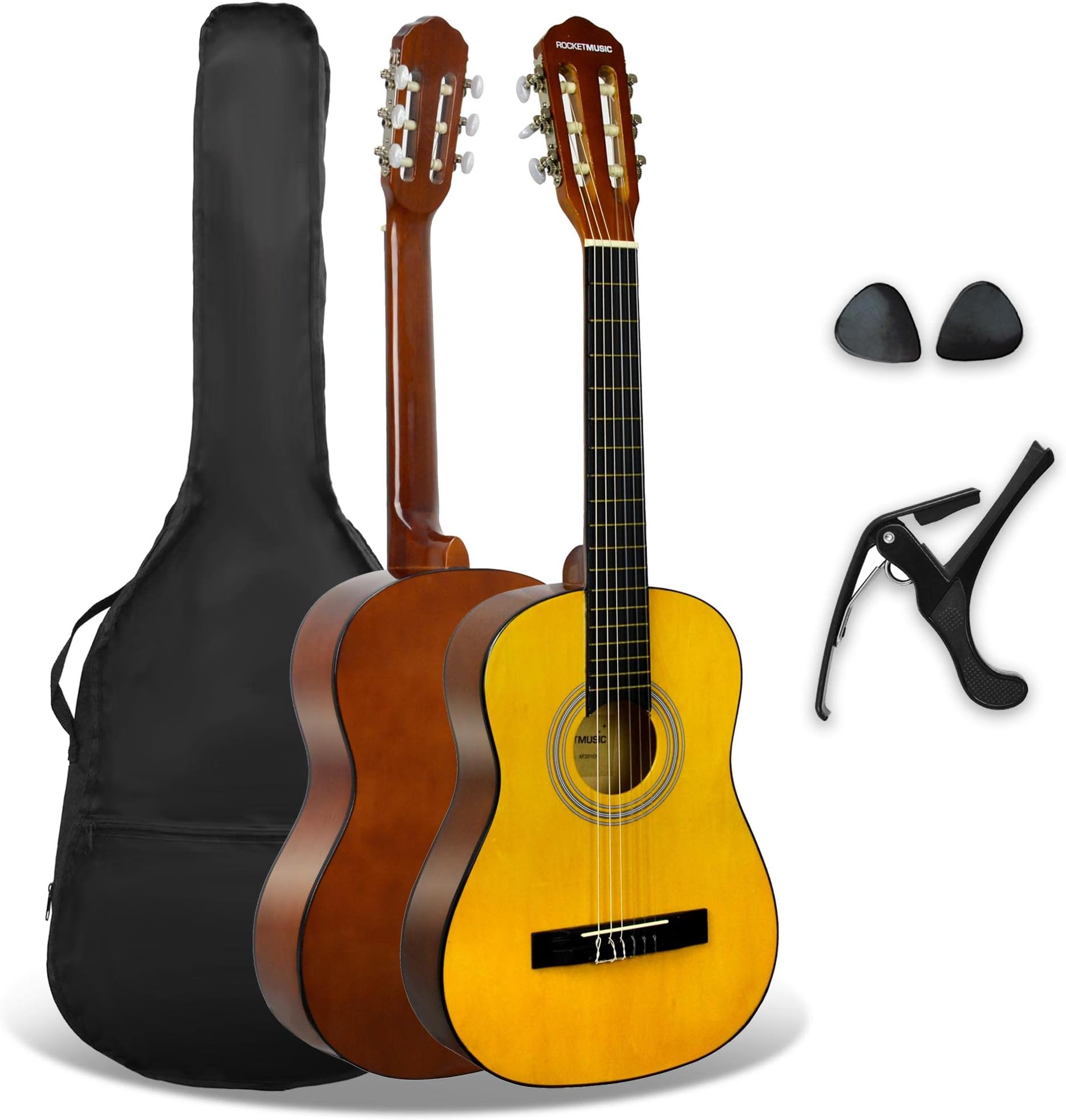 Music Alley MA-51 Chitarra acustica classica per bambini e chitarra ...