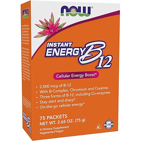 Amazon.com: NOW Supplements, Instant Energy B-12 (2,000 mcg of B-12 per ...