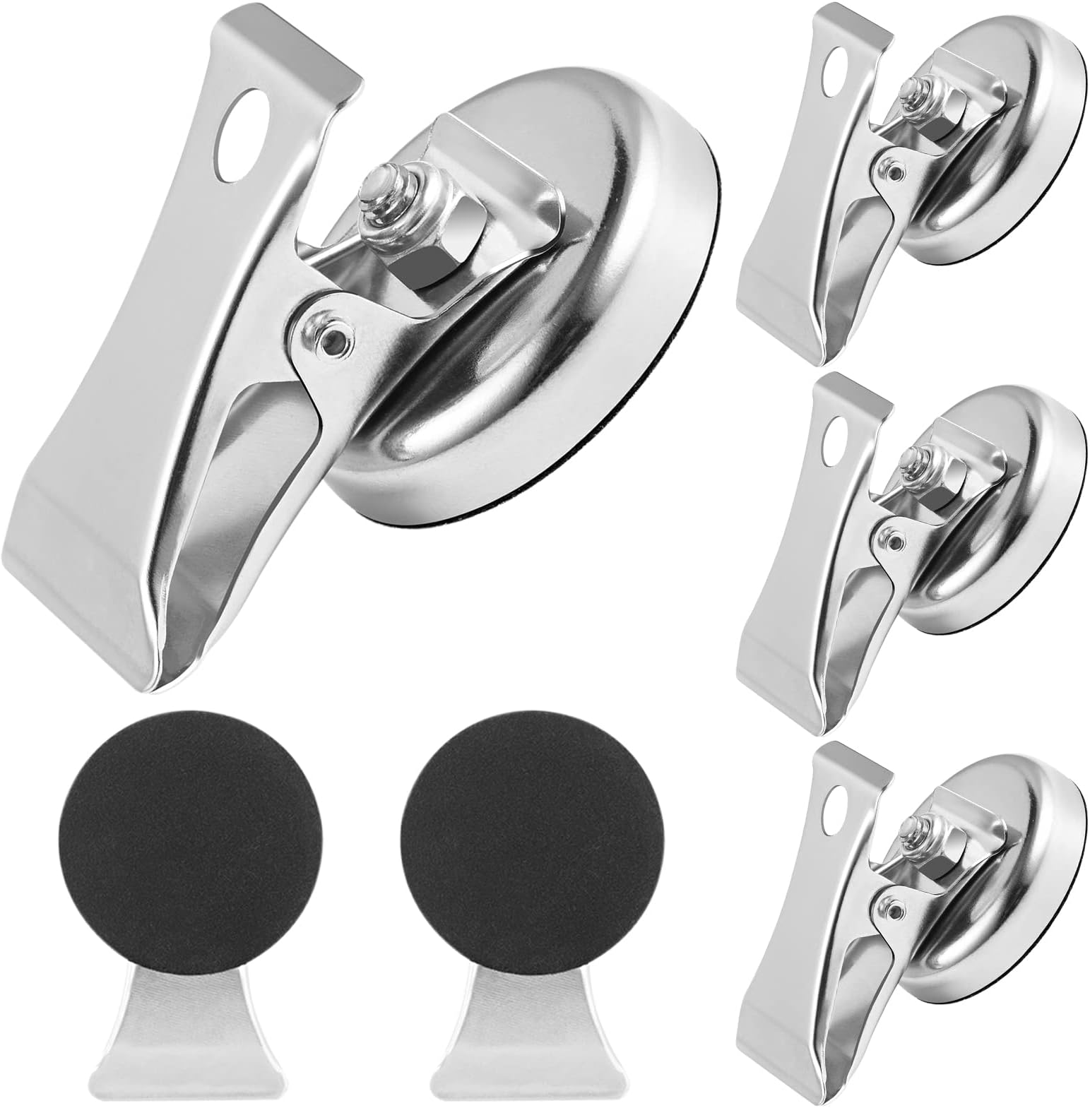 Amazon.com: Lidwot 6Pcs Stainless Steel Fridge Magnetic Clip Heavy Duty ...