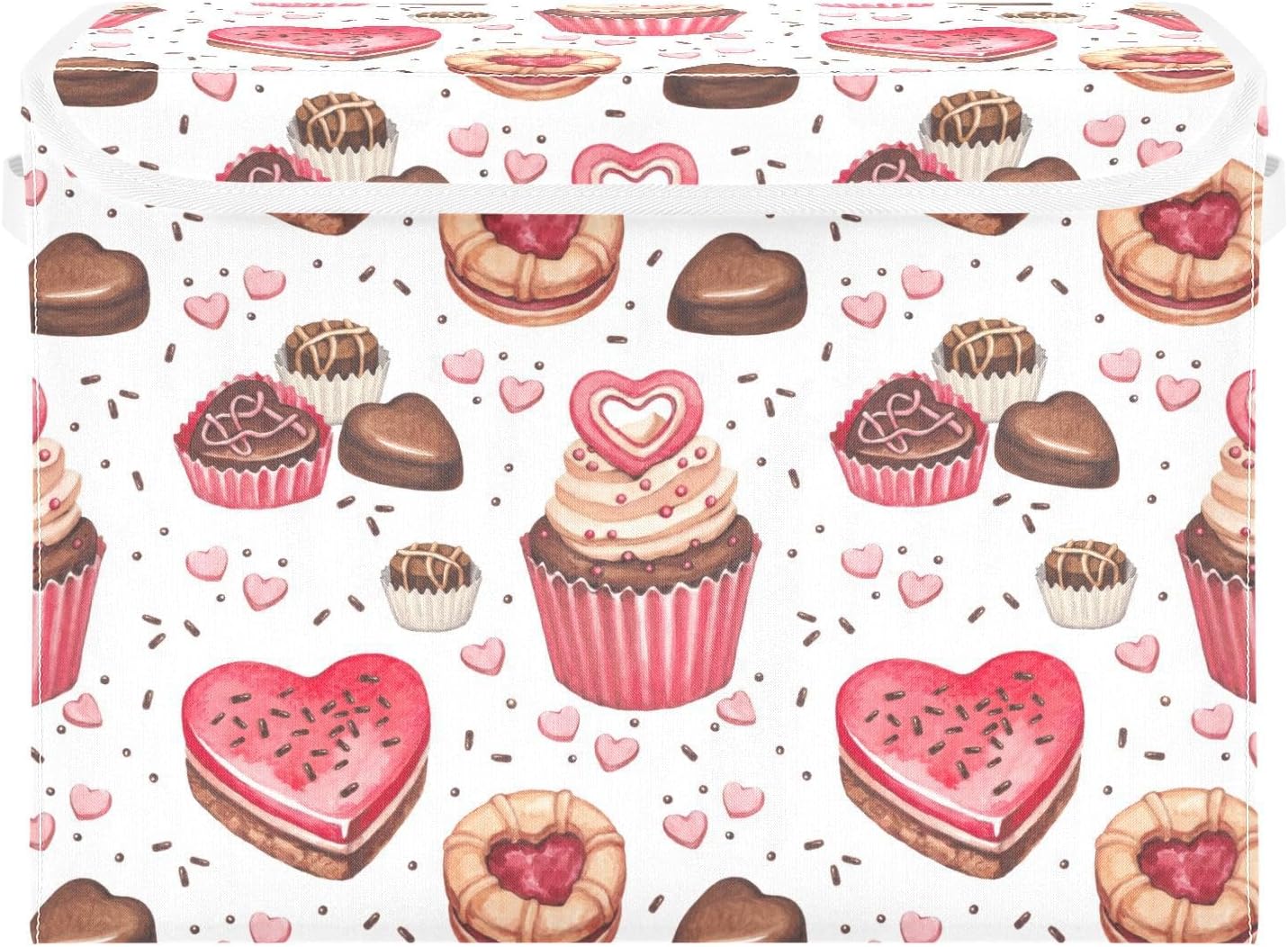 Amazon.com - VIGTRO Cookies Cakes Valentines Day Storage Bins with Lids ...