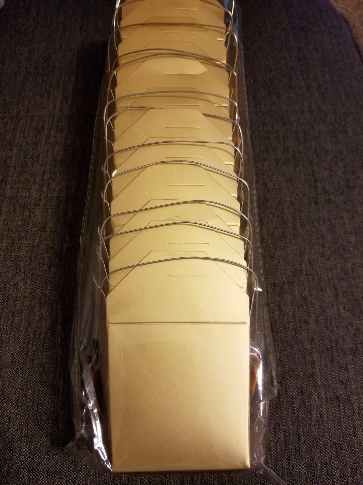 Amazon.com: Homeford Take Out Boxes with Wire Handle, 12-Piece (Small ...