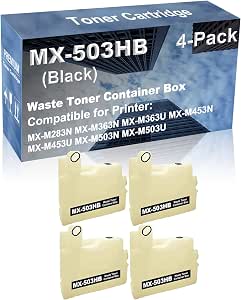 Amazon.com: 4-Pack Compatible High Yield MX-M283N MX-M363N MX-M363U MX ...