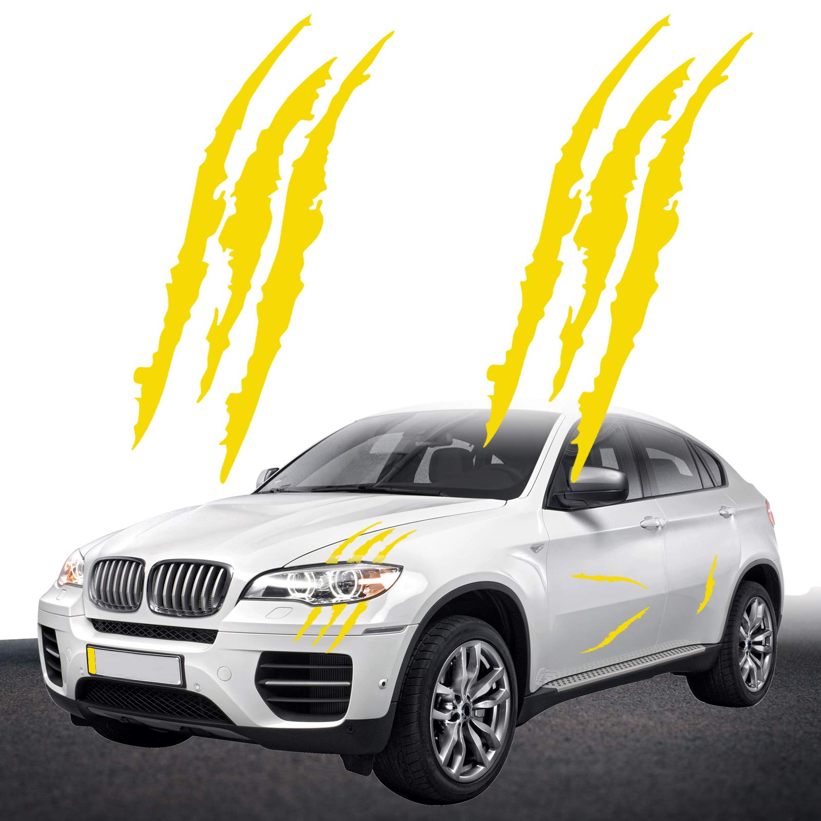Amazon.com - Claw Marks Car Headlight Decals Car Stickers Stripes ...