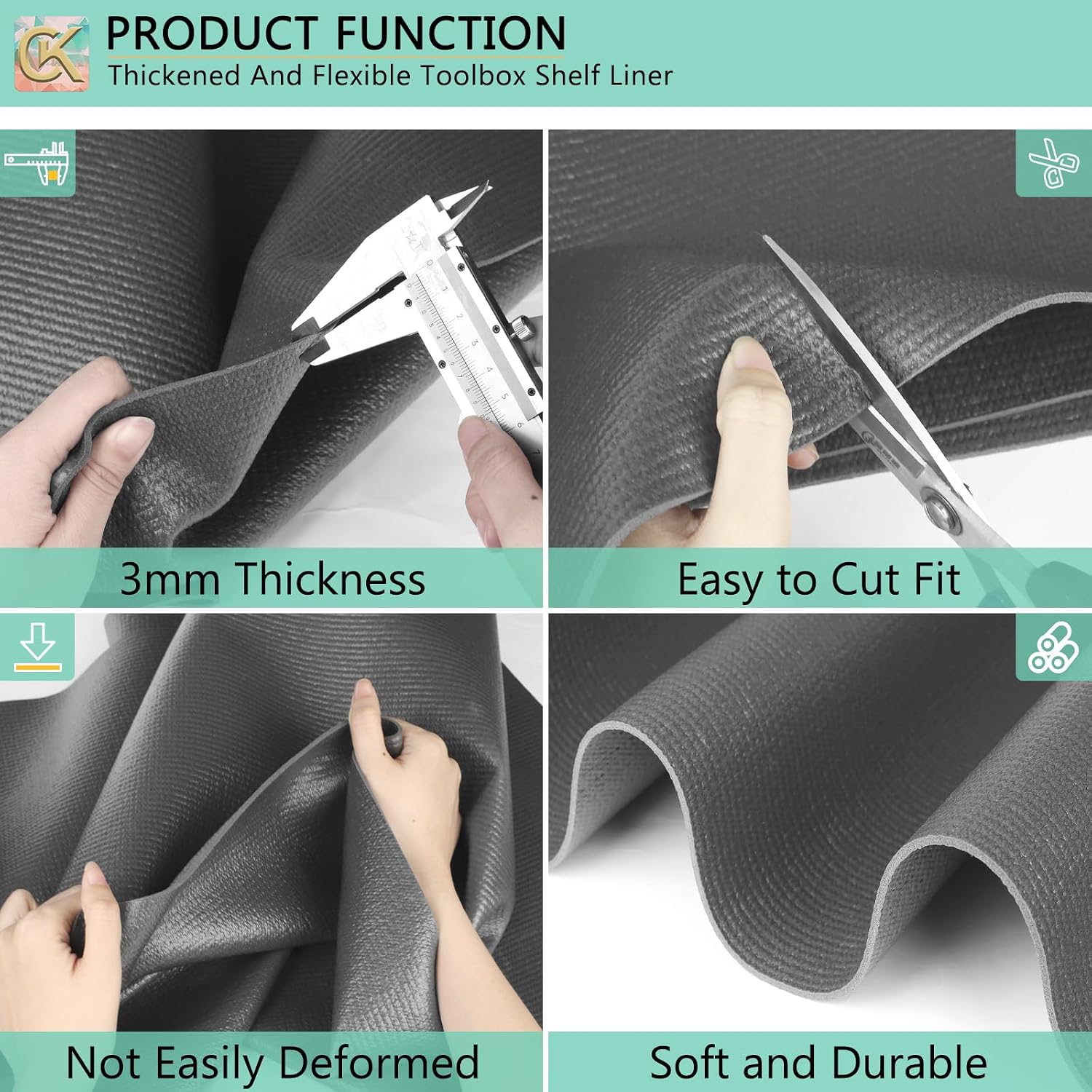 16 inch*6 ft, Chest -Gray 3mm Thickness, Garage, Work Surfaces ...