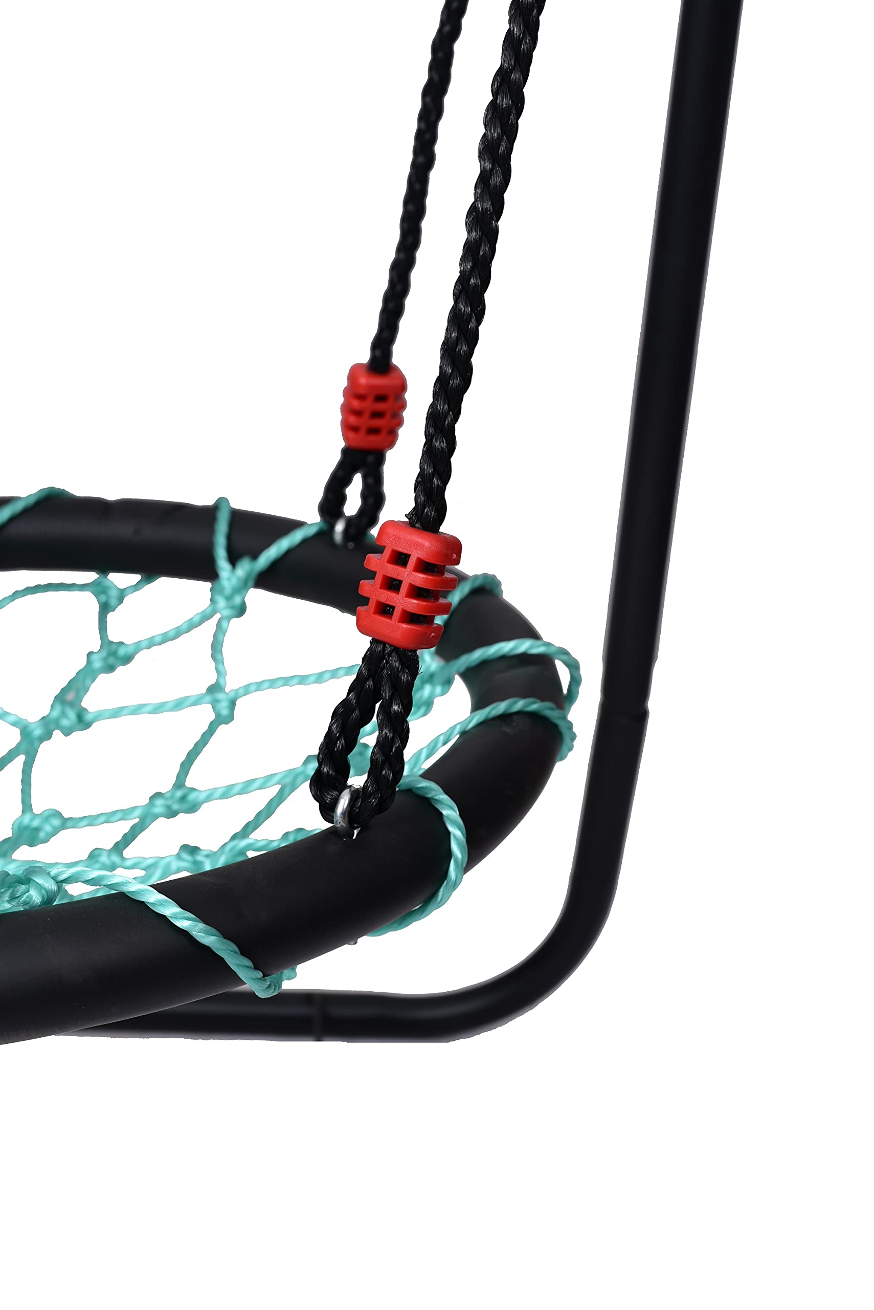Buy IRIS 22" Saucer Swing with Frame, Heavy Duty A-Frame Metal Swing ...