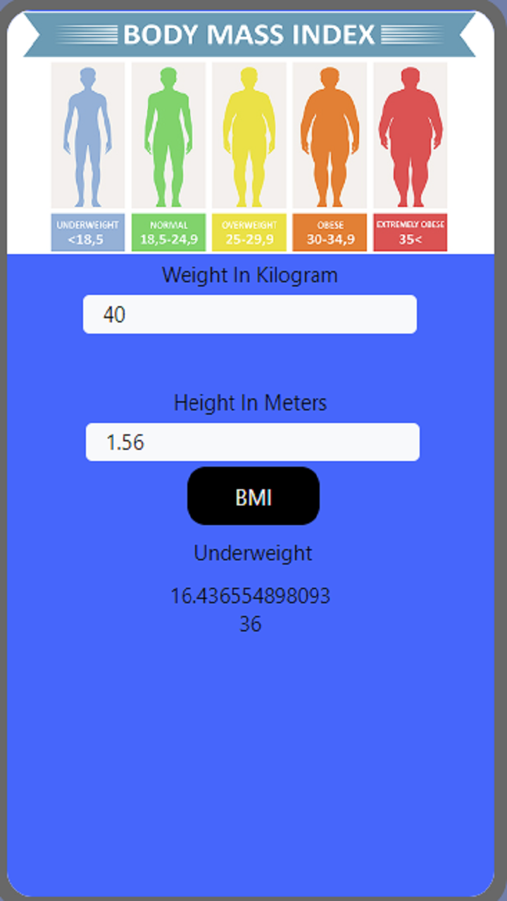 BMI Tracker by Muhammad Ghali - App on Amazon Appstore