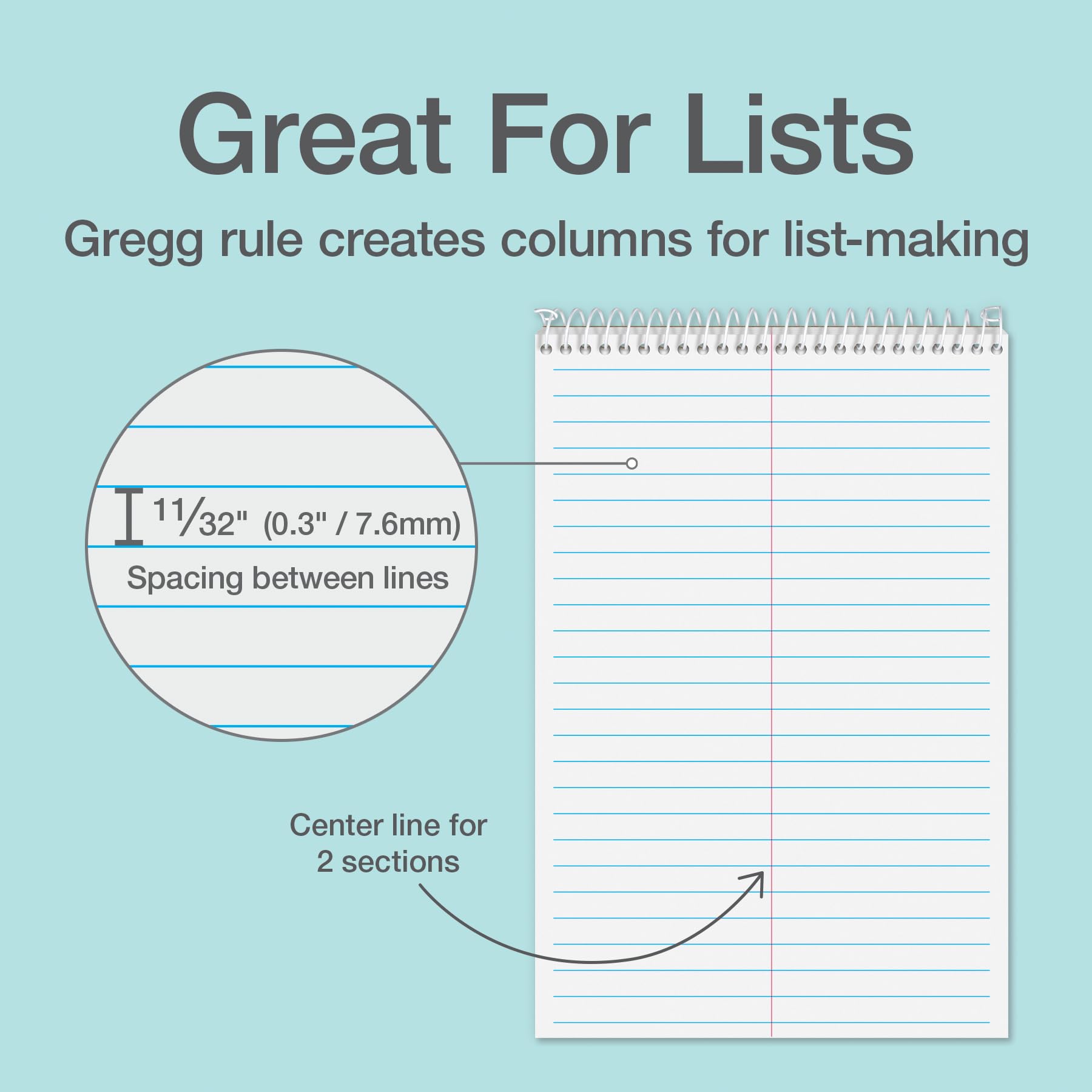 Snapklik.com : Oxford Steno Spiral Notebooks, Top Bound Steno Pads, 6x9 ...