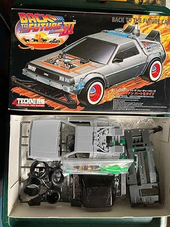 Amazon.co.jp: Aoshima Techni 4WD Back to the Future Delorean Mini 4WD ...