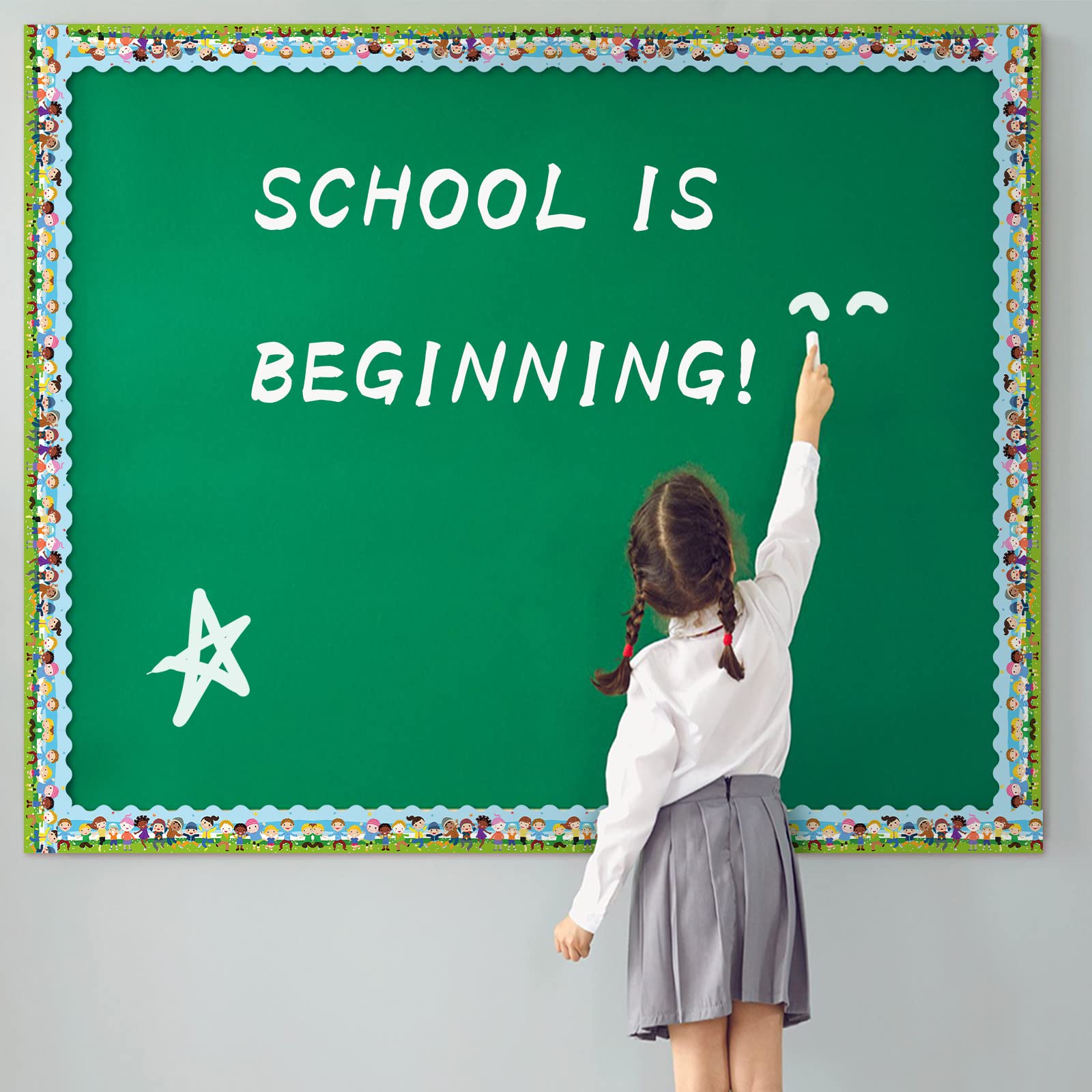 Snapklik.com : 65.6ft Diversity Bulletin Board Border Trim Border ...