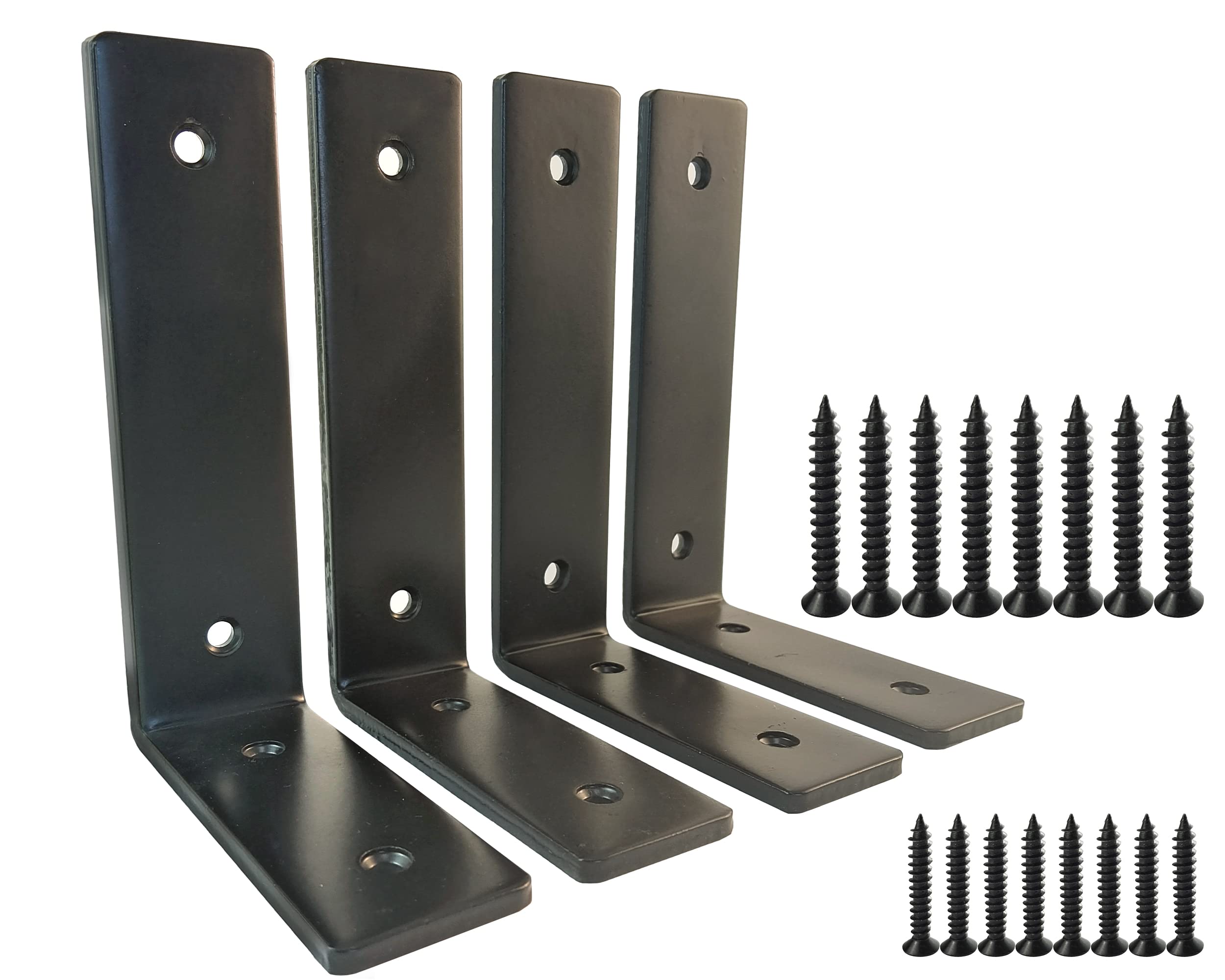 Buy Jikacok Shelf Brackets. Premium Heavy Duty Shelf Brackets. L ...