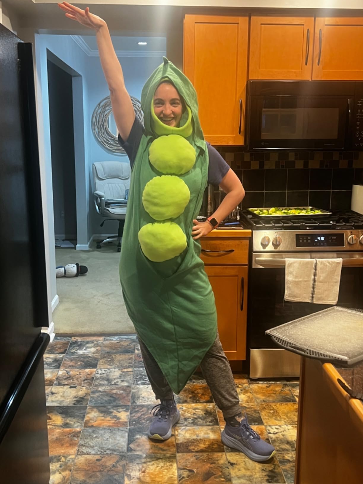 Amazon.com: EraSpooky Adult Peas Costume : Clothing, Shoes & Jewelry