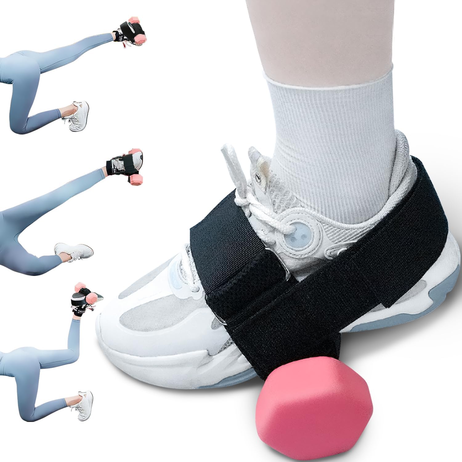 Amazon.com: GOULIKFUL Foot Dumbbell Attachment, Adjustable Foot Ankle ...