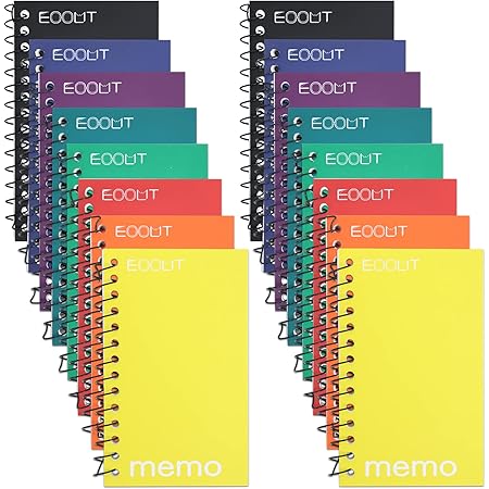 Amazon.com : Mead Small Notebook, 12 Pack of Small Spiral Notebook, 3x5 ...