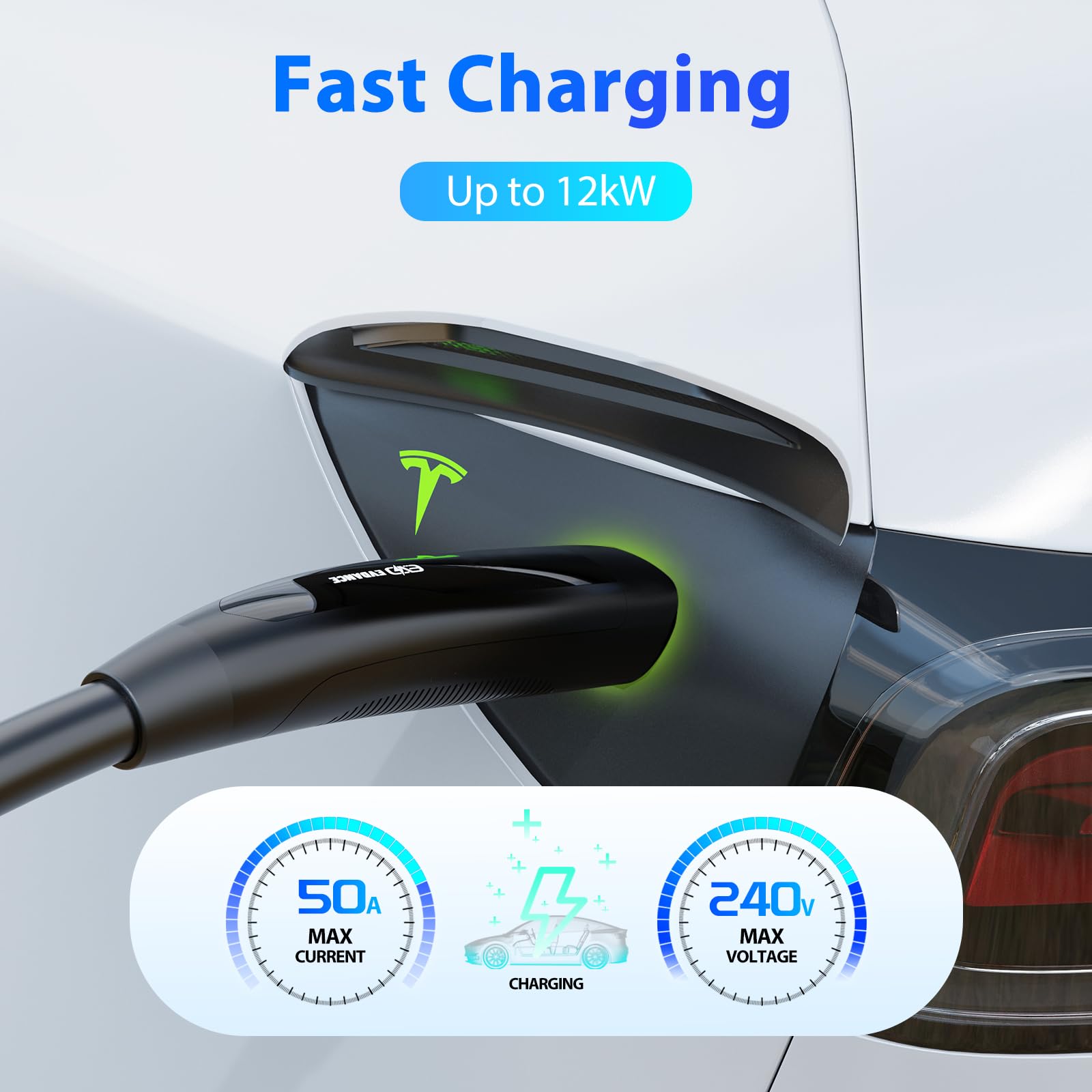 Snapklik.com : NACS Extension Cord For Model 3/Y/X/S 21ft Charger ...