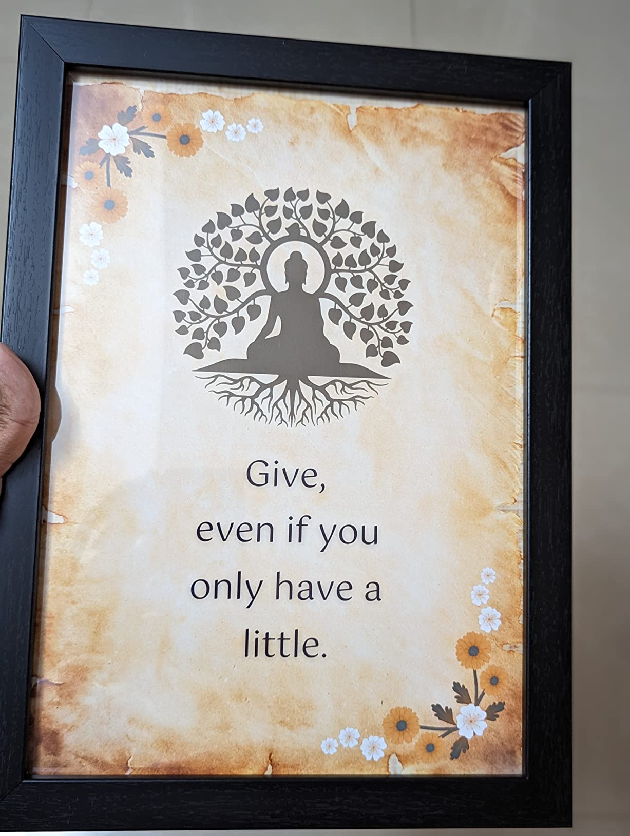 Kagaz Kala - Buddha Posters for Wall Decor Frames for Home Living Room ...