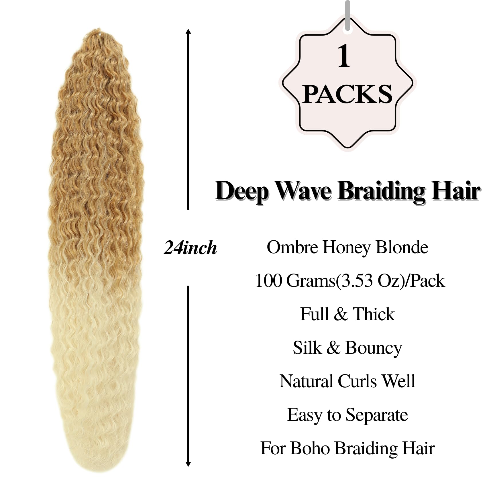 Snapklik.com : Ombre Pre Stretched Braiding Hair Boho Braids Color 27/ ...