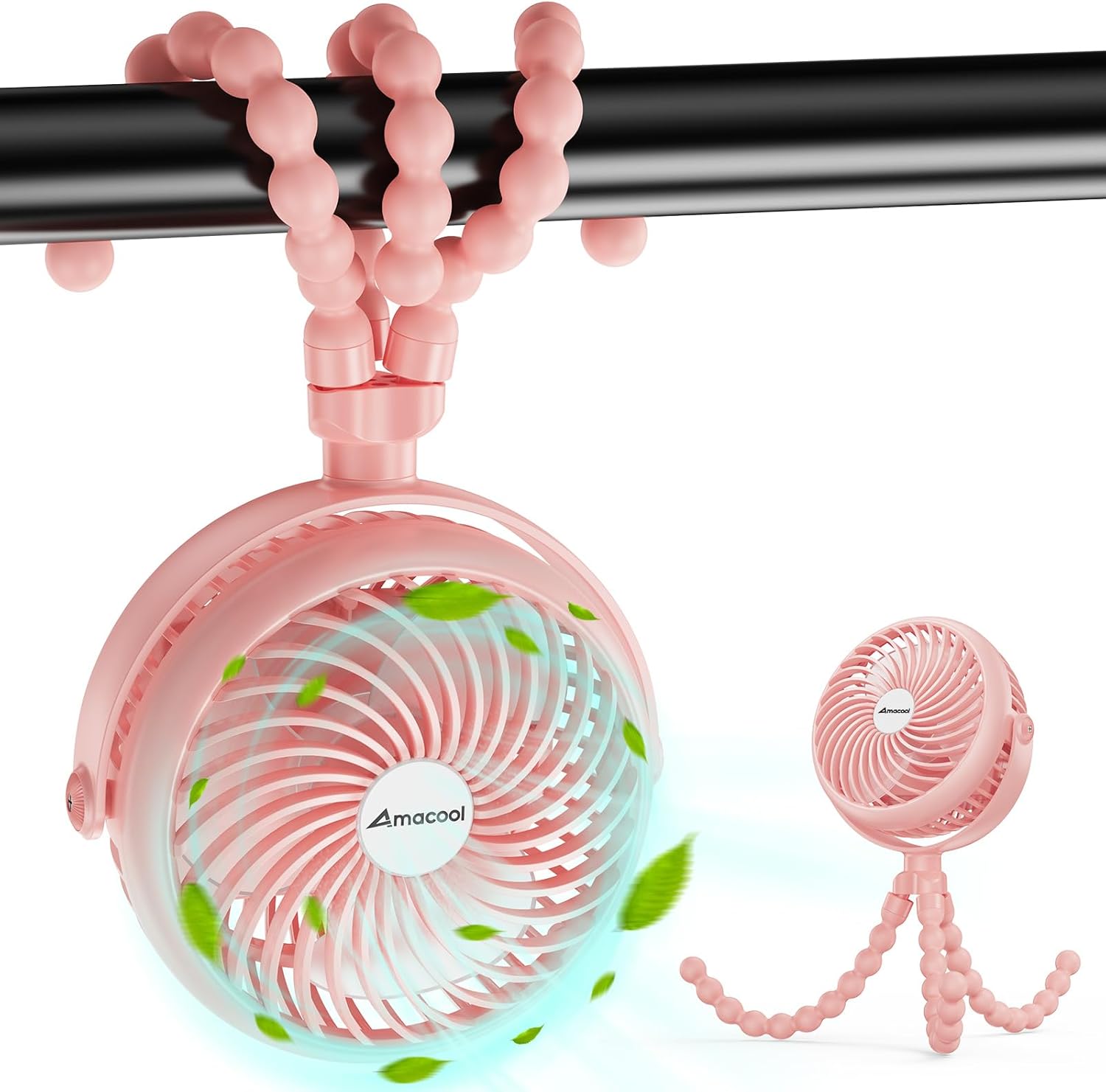 Amazon.com: AMACOOL Baby Stroller Fan 20H Work Time Battery Powered ...