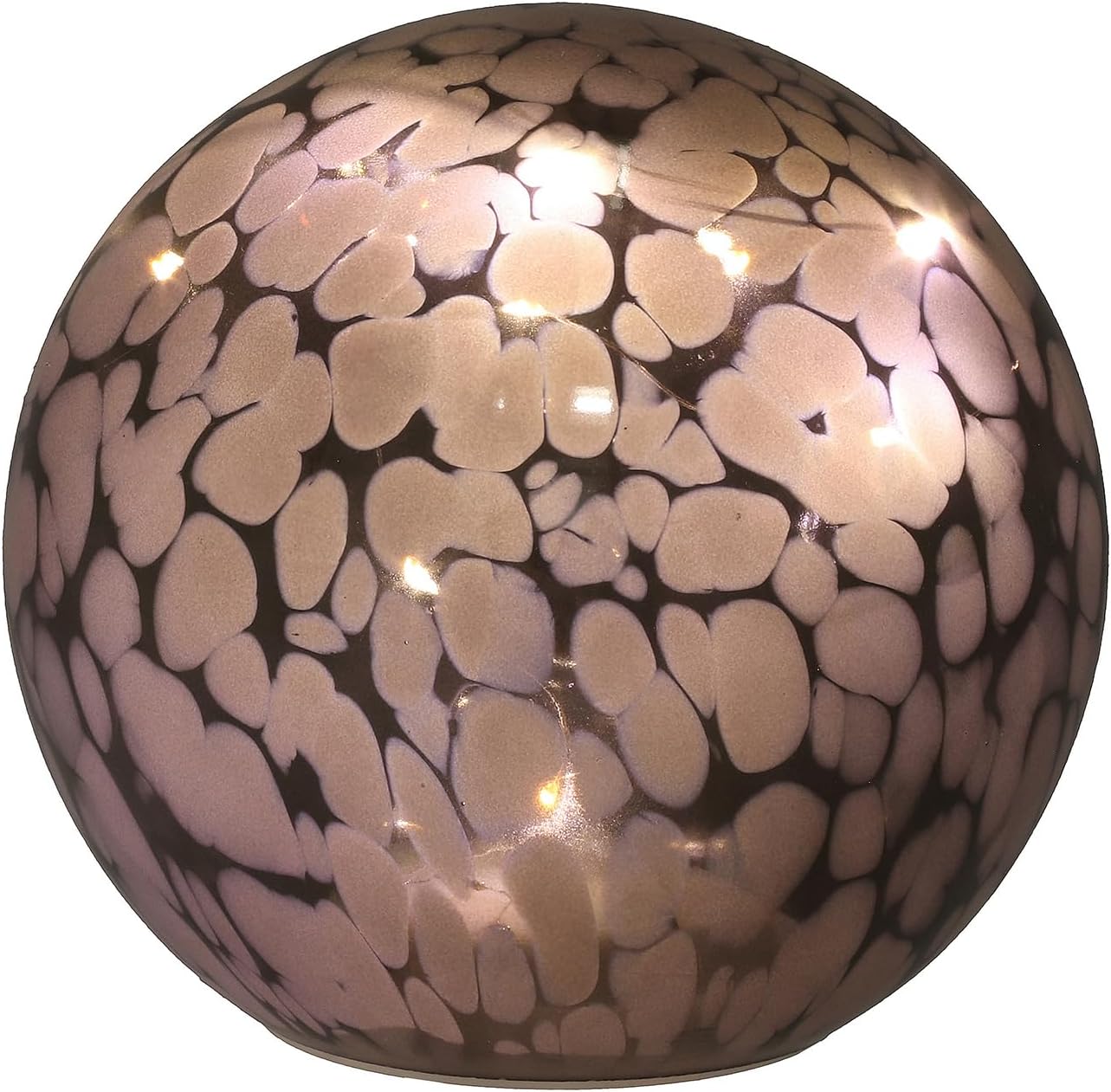 Shudehill Giftware Handblown Glass LED Ball Light Up Ornaments - Pink ...