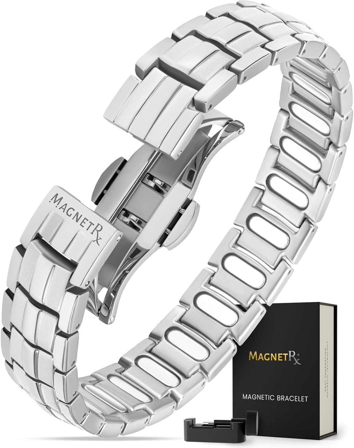 Amazon.com: MagnetRX® Magnetic Bracelets for Men - EllipseMAX 5X ...