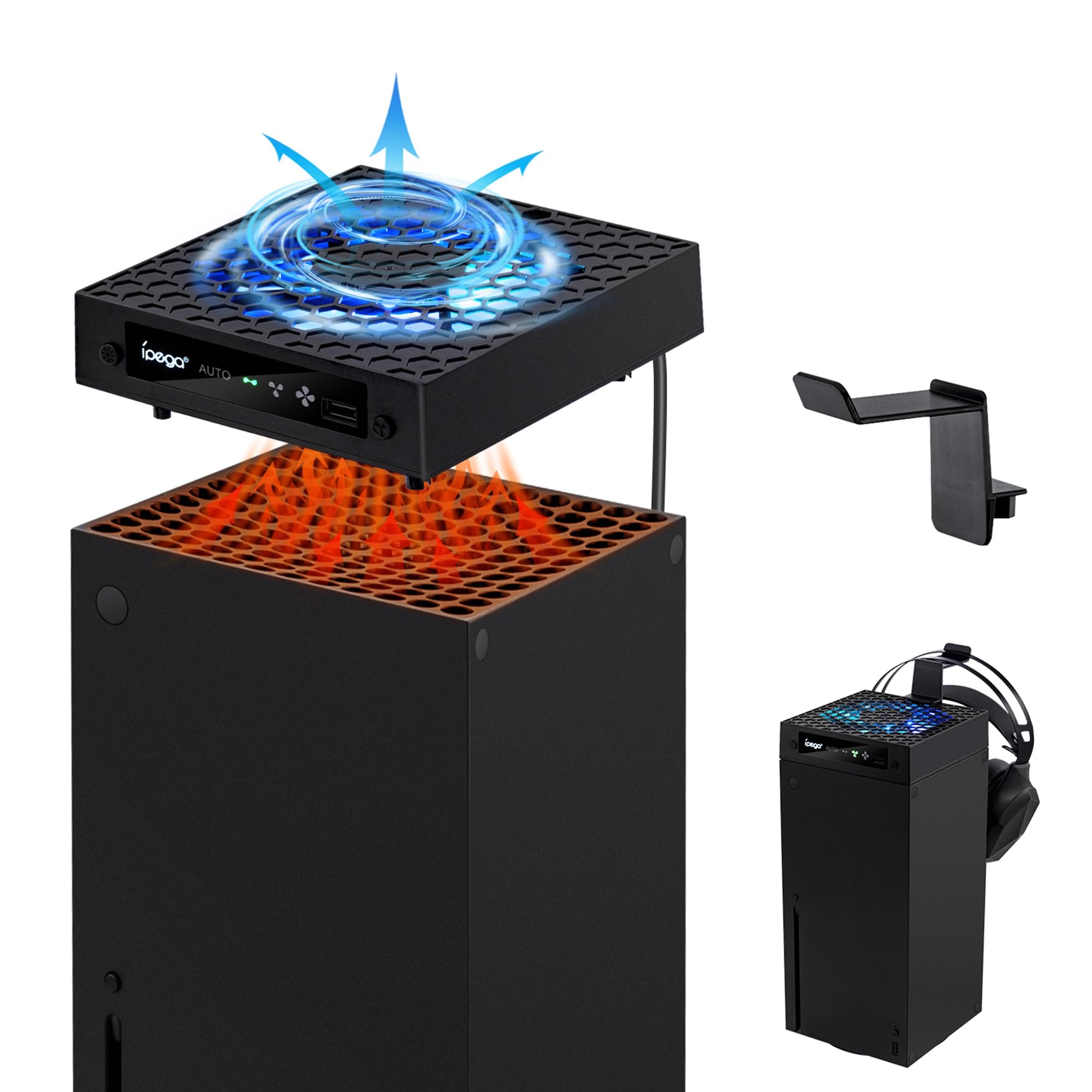 Snapklik.com : Mcbazel RGB Cooling Fan Only For Xbox Series X Console