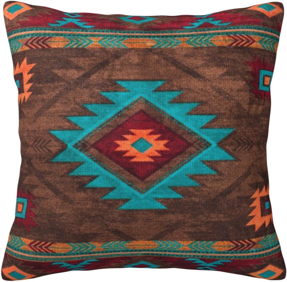 Amazon.com: Opaseiro Throw Pillow Case Vintage Abstract Ethnic Pattern ...