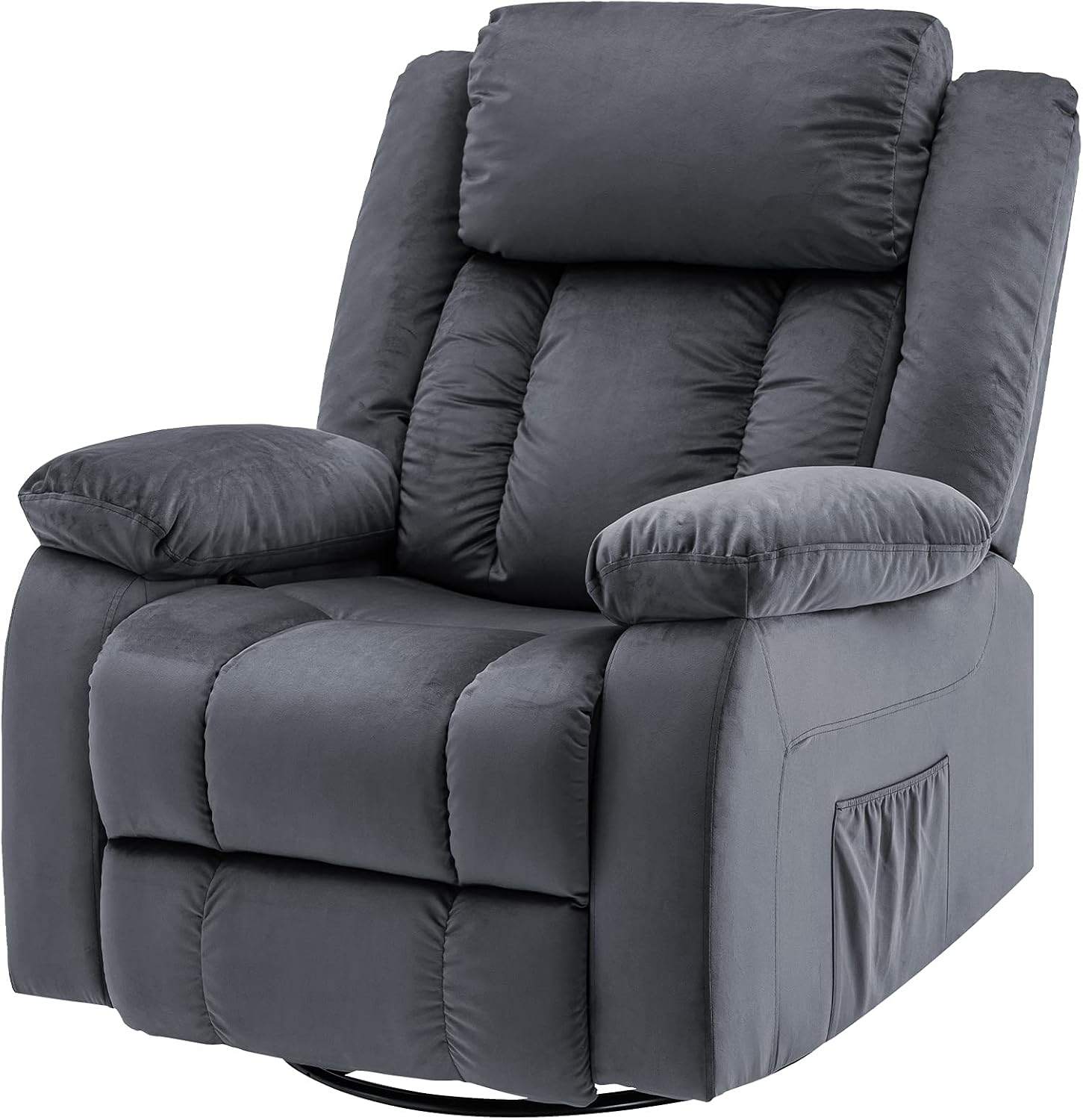 Ufurniture Massage Recliner Chair 140°Tilt 8 Point Heated Vibration ...