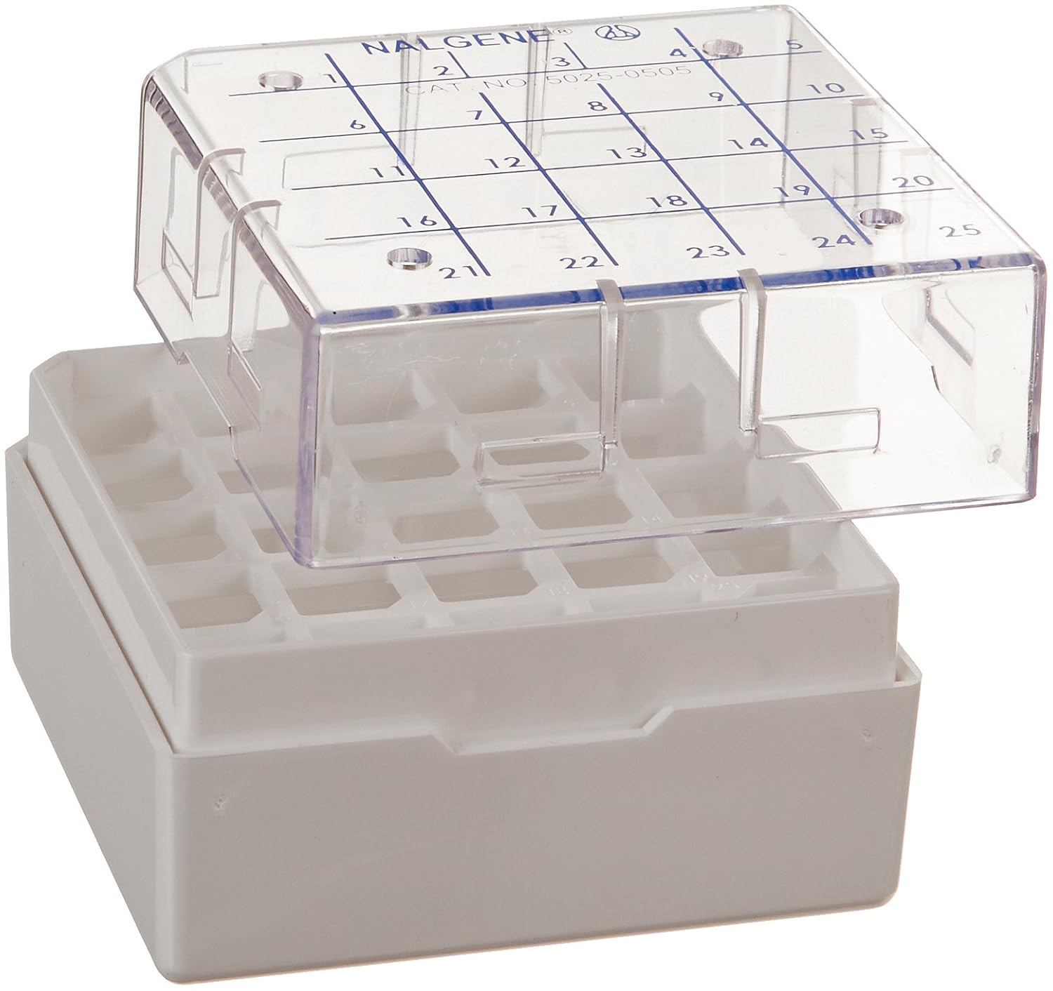 Nalgene Ampule Box, 25 vials per box, for Locator 8 Plus systems (Case ...