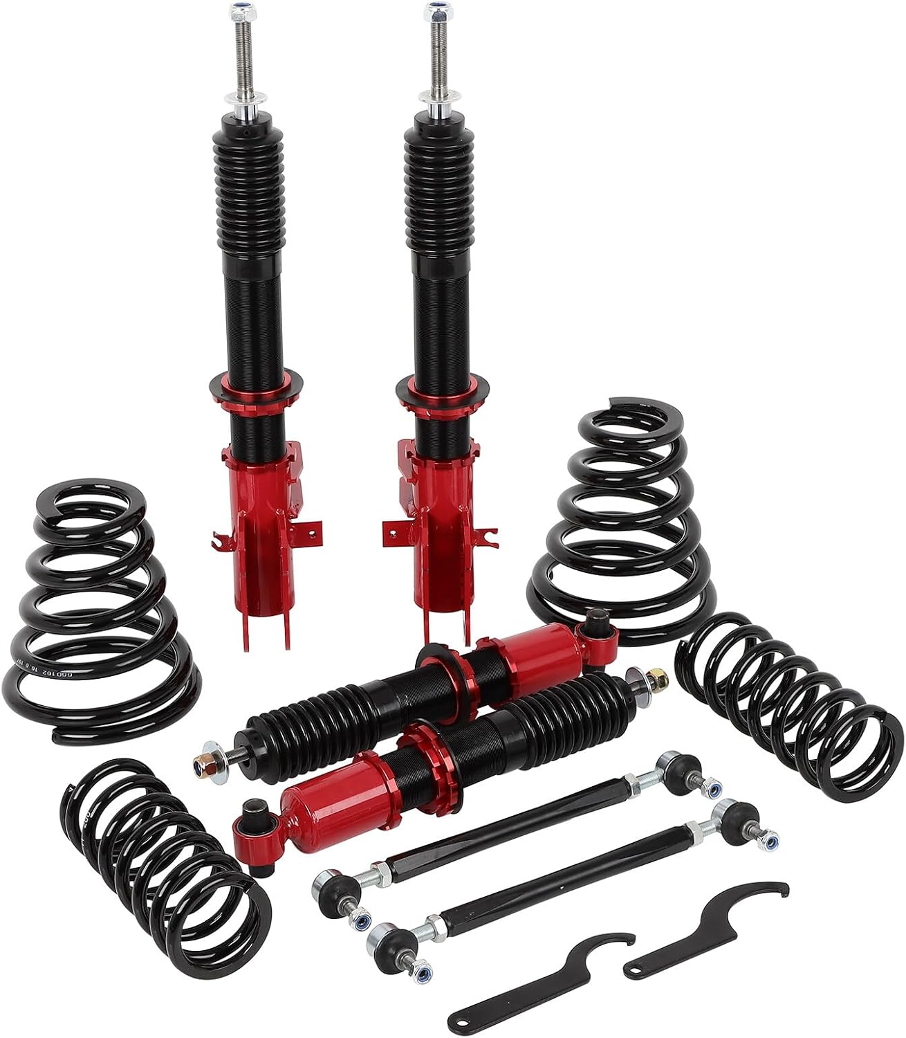 Amazon.com: Coilover Height Adjustable Struts Shocks Coilovers ECCPP ...